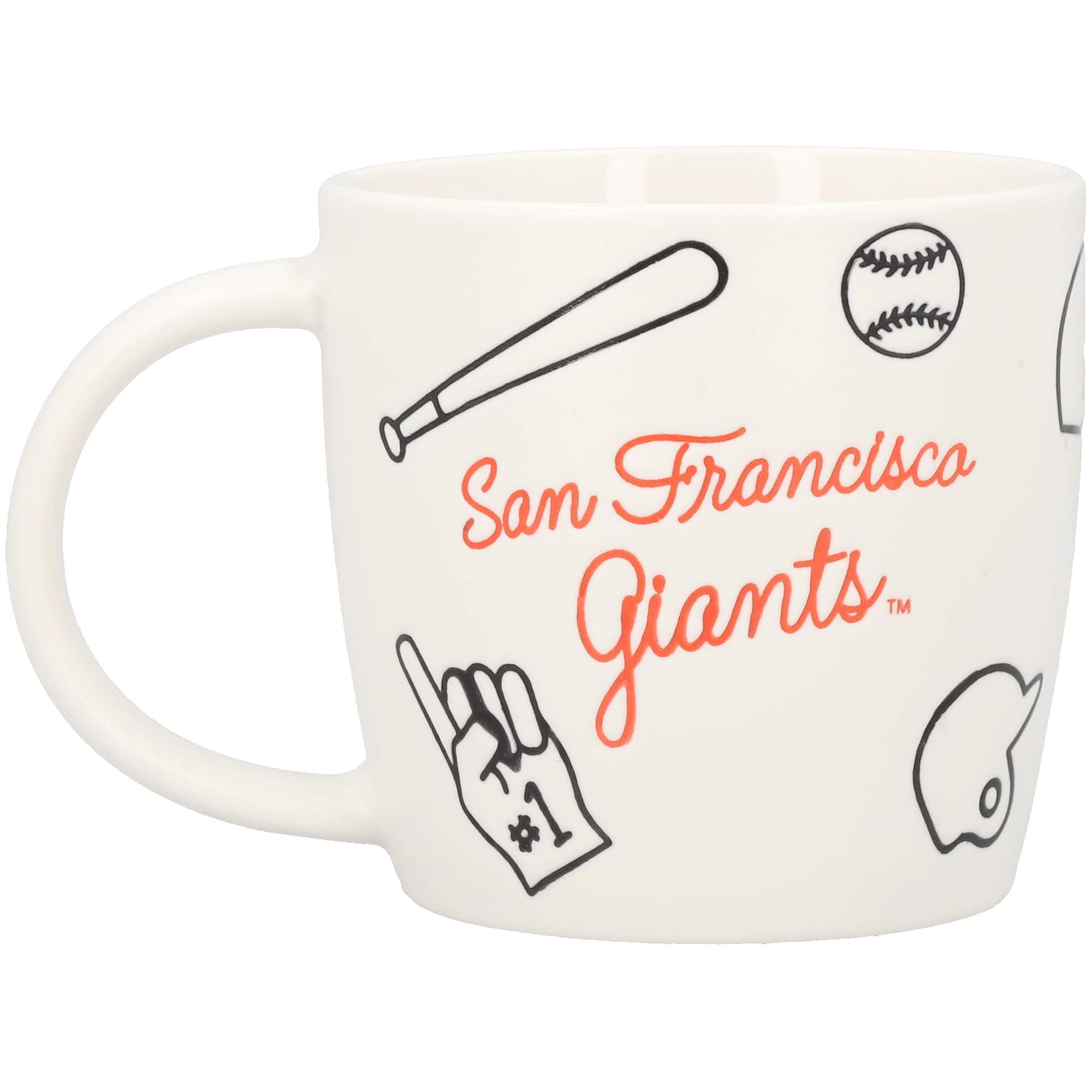 SAN Logo Brands - Francisco Giants 18oz. Playmaker Mug - Multicolor ...