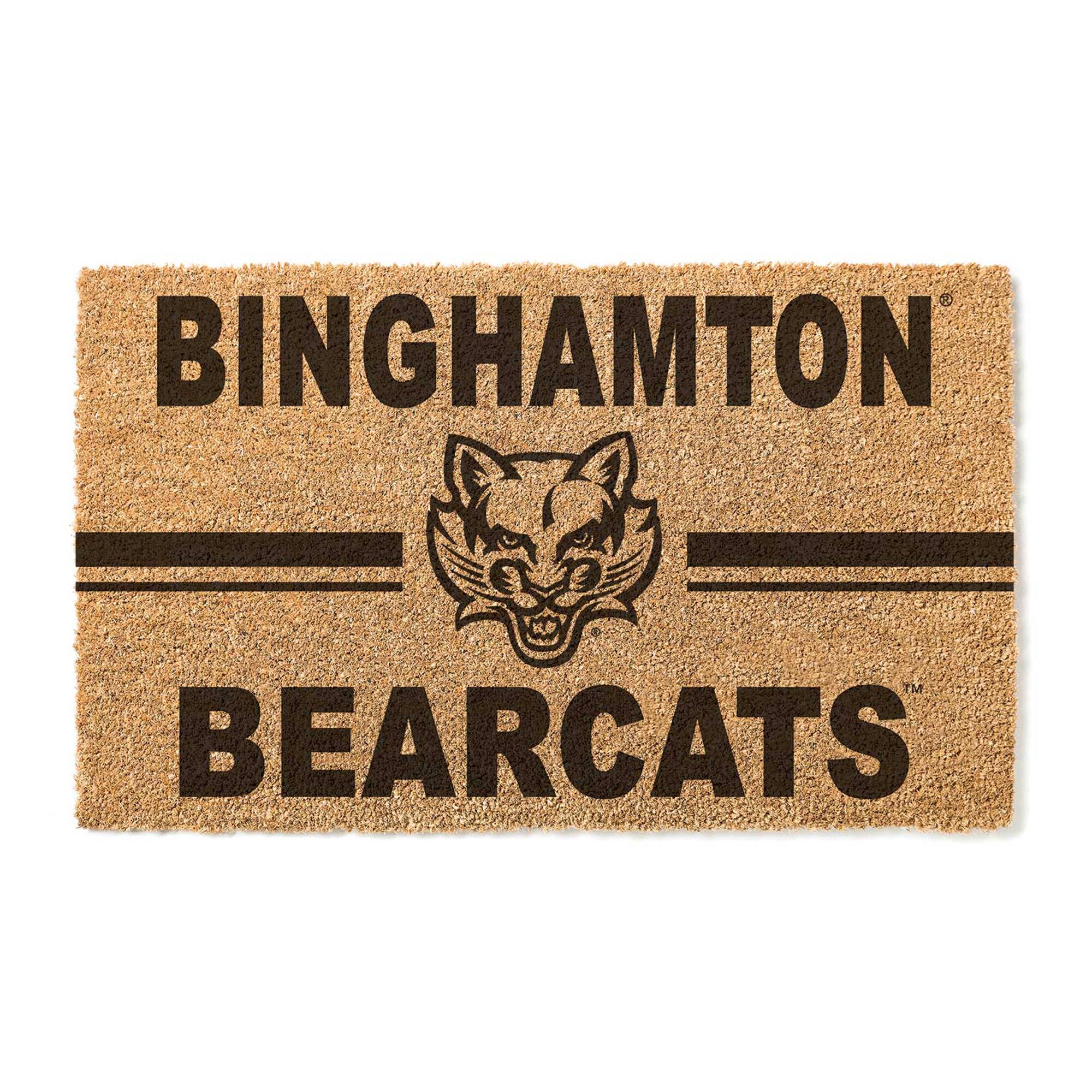 Jardine Binghamton Bearcats 18" x 30" Team Logo Doormat Brown 4953395 ...