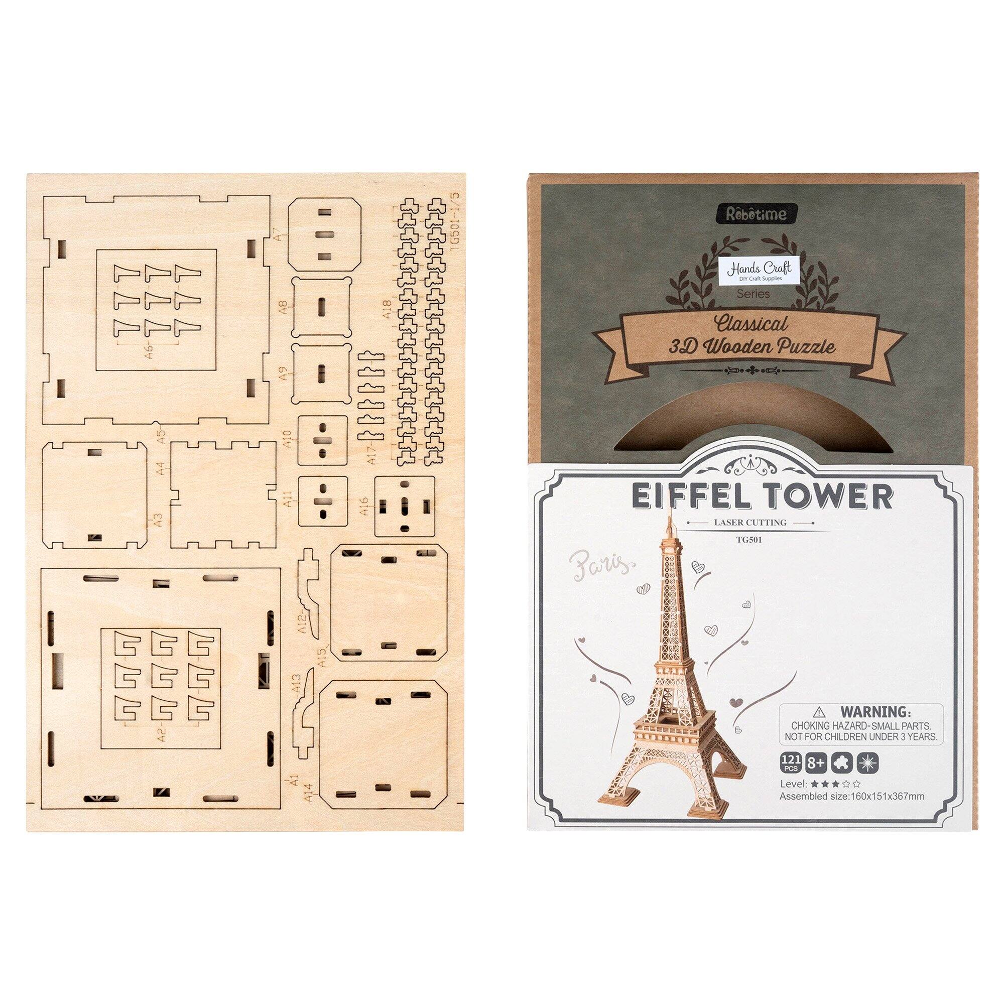DIY 3D Puzzle Eiffel Tower 121pcs TG501 - Best Buy