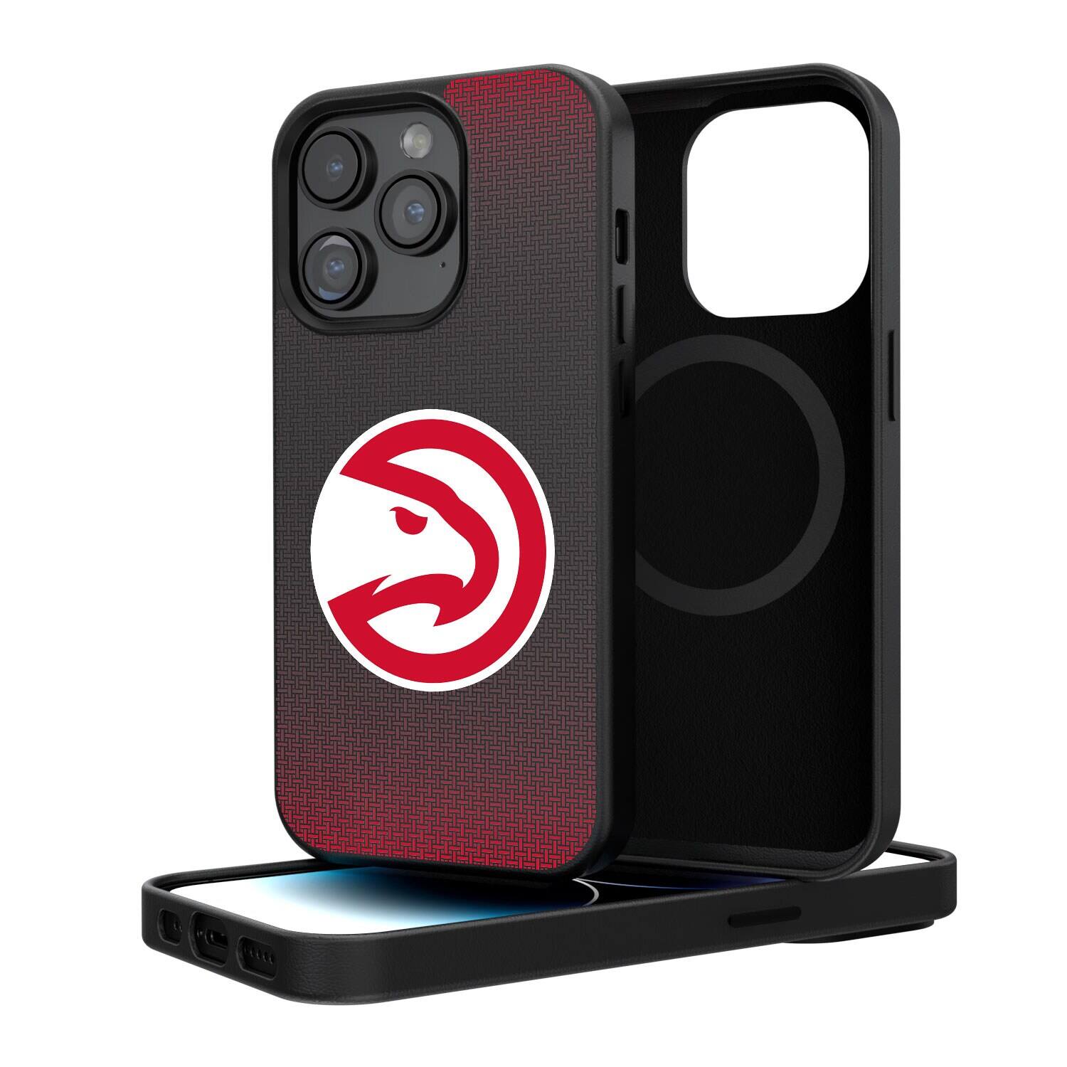Keyscaper NBA Atlanta Hawks Linen Logo iPhone Magnetic Bump Case 15 Pro ...