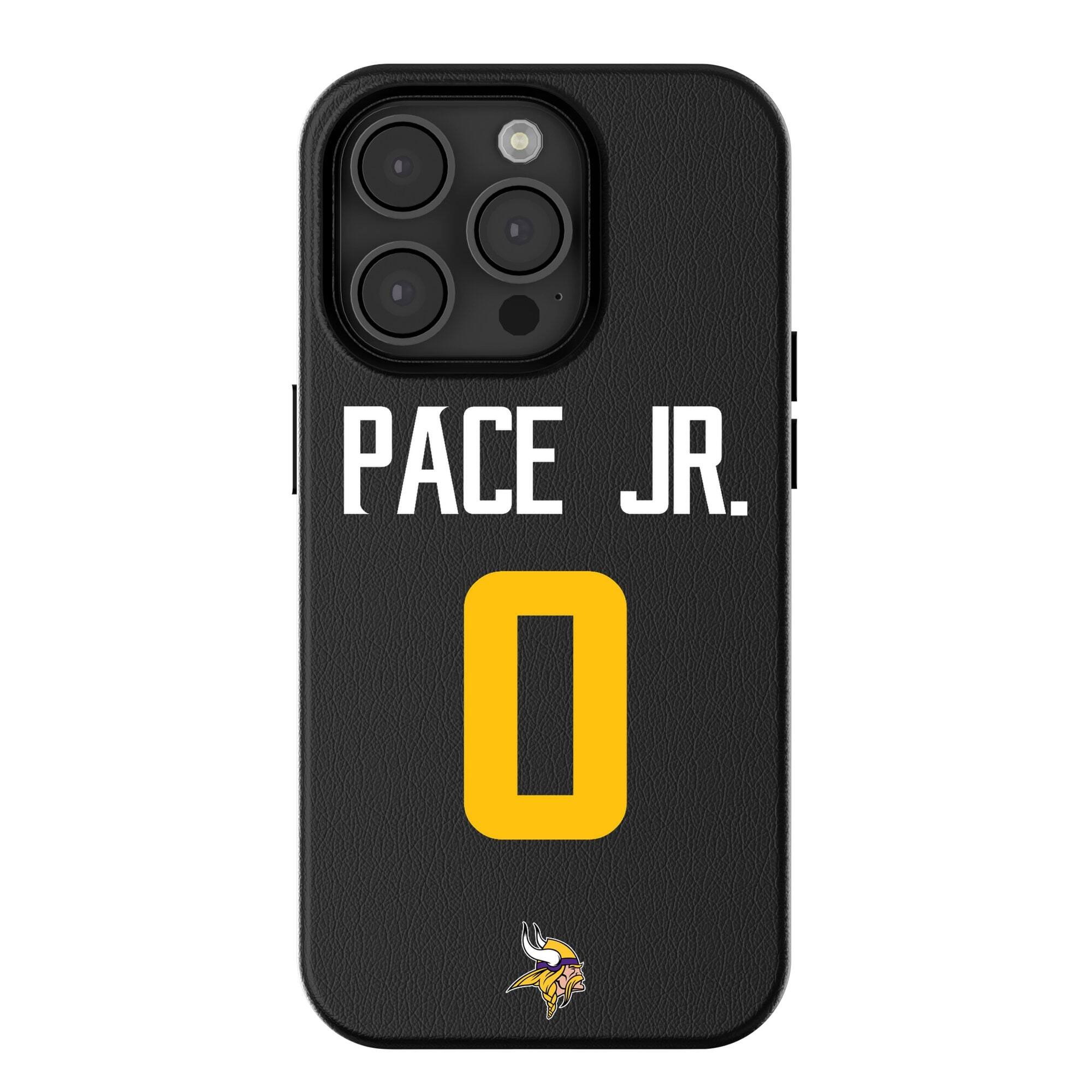 Keyscaper NFL Ivan Pace Jr Minnesota Vikings iPhone Magnetic Bump Case 16 Pro Black 202347223 ...