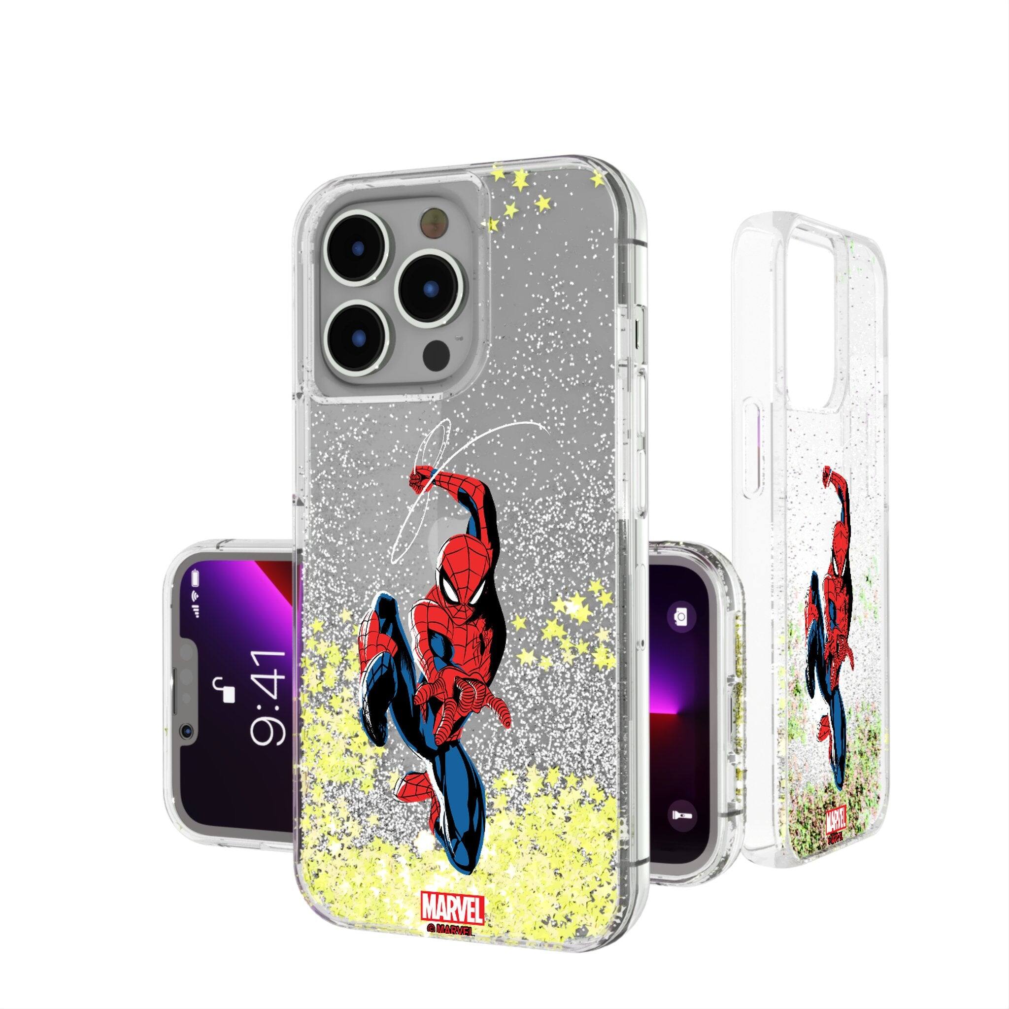 Keyscaper Marvel Badge Glitter Phone Case Apple iPhone 16 Pro Max ...