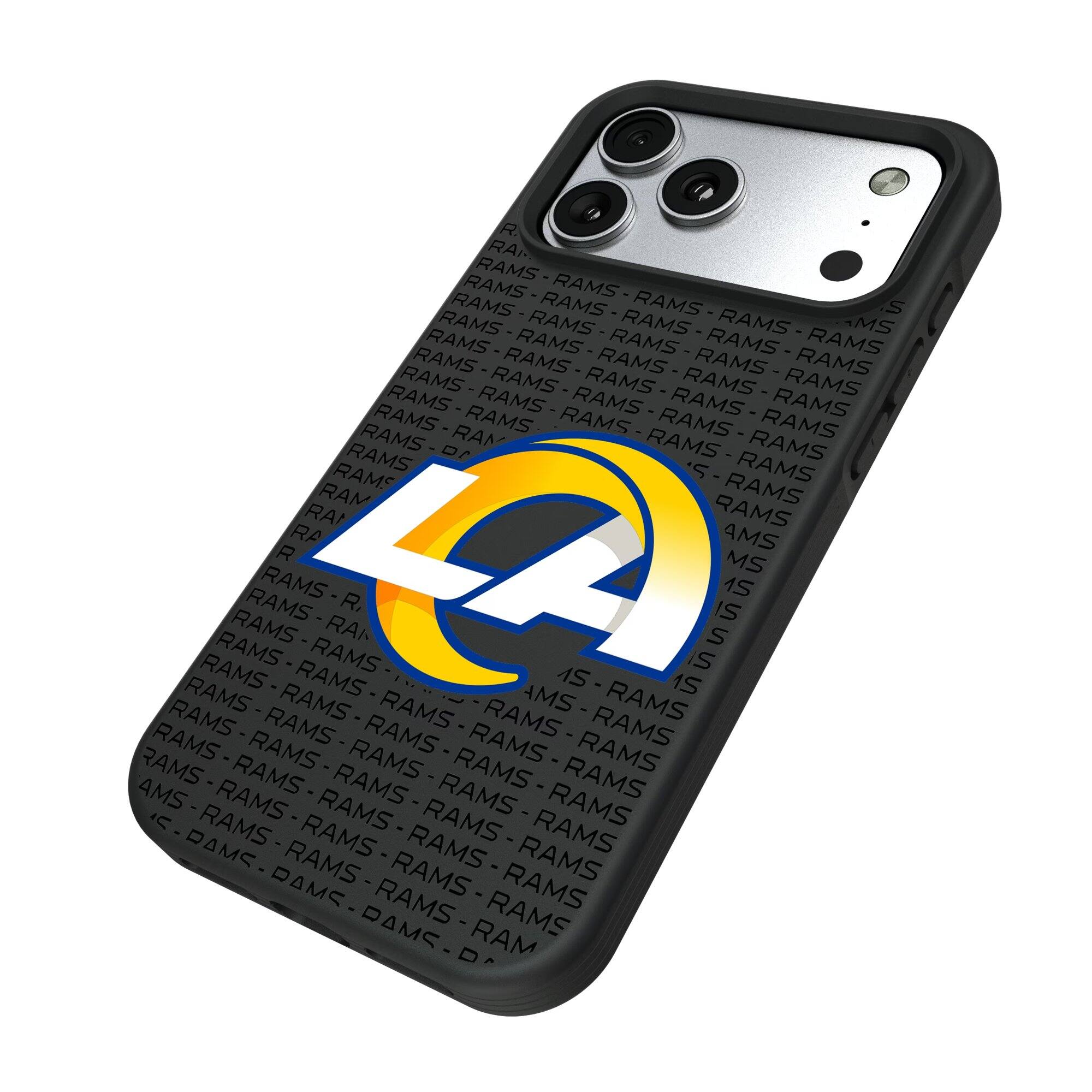 Keyscaper NFL Los Angeles Rams iPhone Text Backdrop Design Bump Case 15 ...