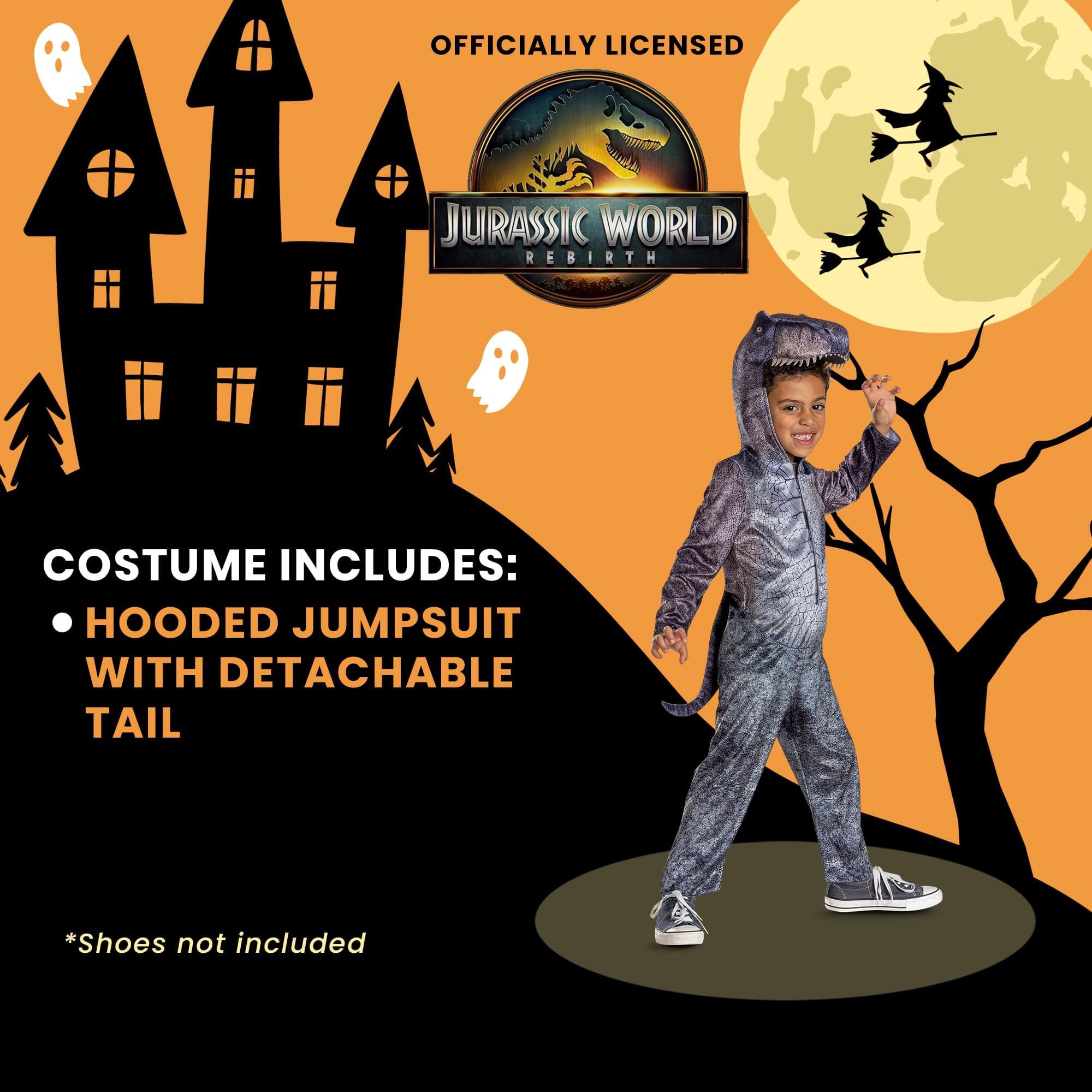 Disguise Jurassic World Saga T Rex Classic Child Costume | X Small 3T ...