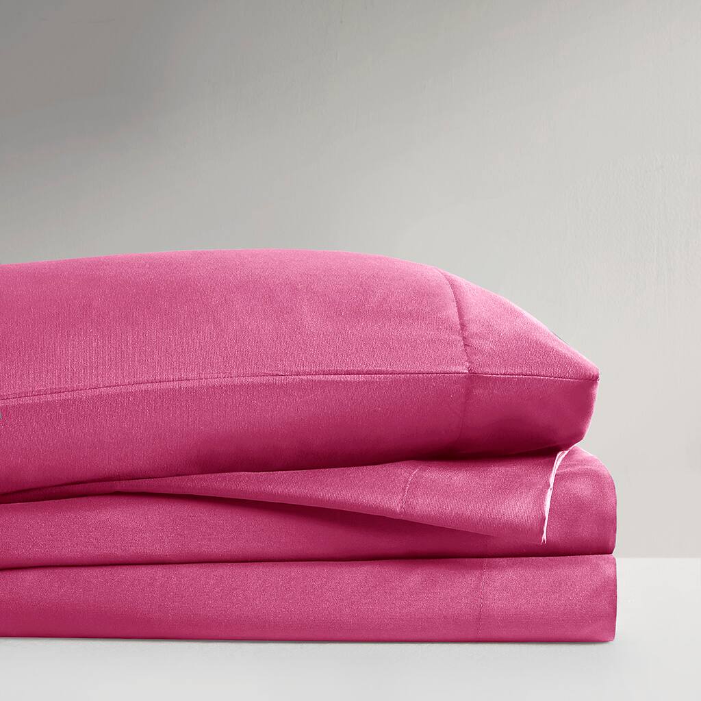 Gracie Mills Ruby All Season Microfiber Soft Touch Sheet Set Pink 731 ...