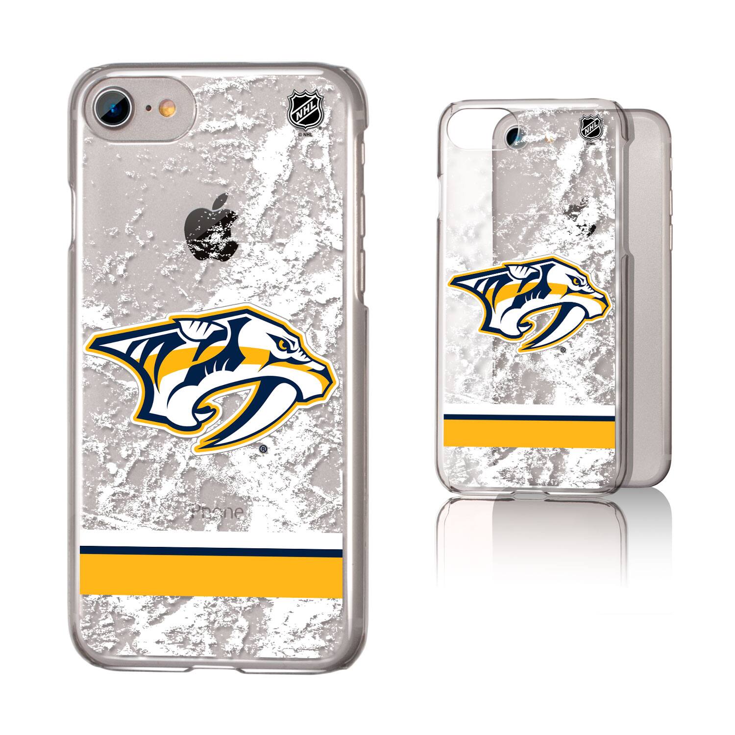 Keyscaper NHL Nashville Predators iPhone Stripe Clear Ice Case 15 Pro ...