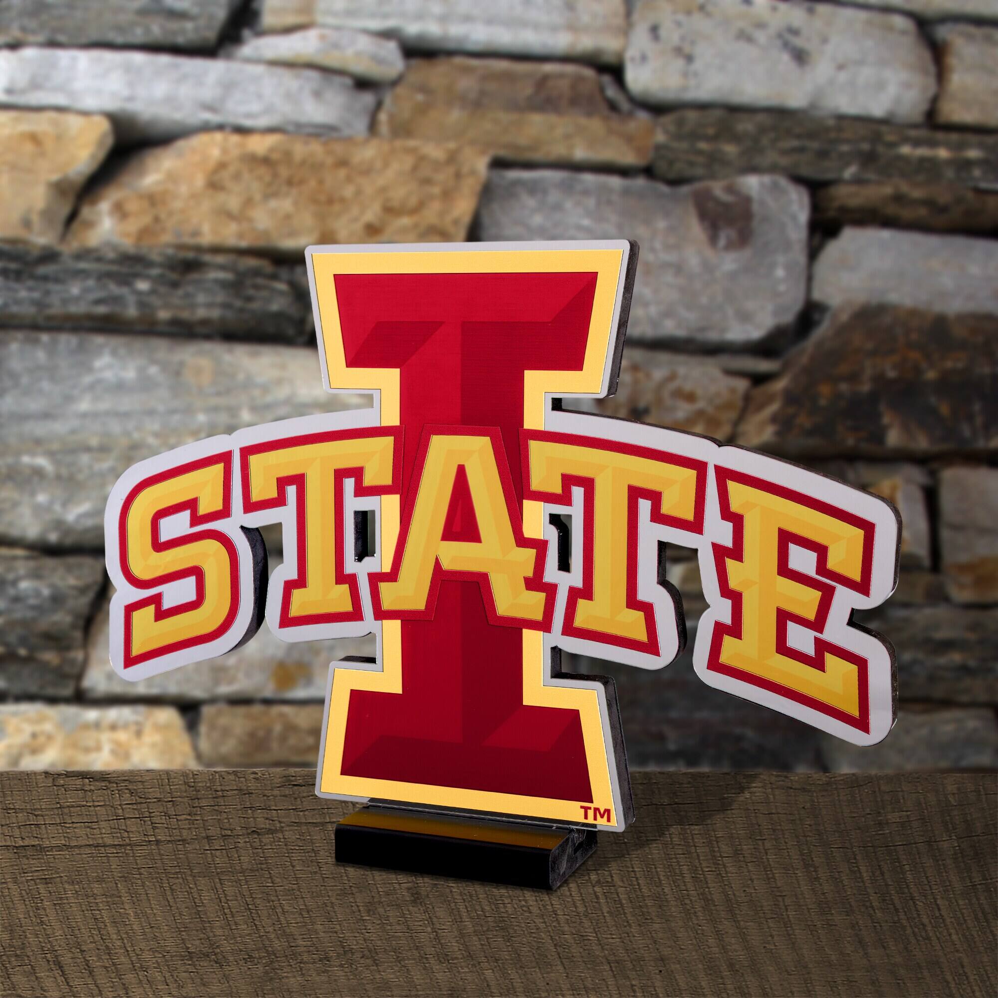 Sporticulture Iowa State Cyclones LED Infinity Logo Light Red 203081437 ...