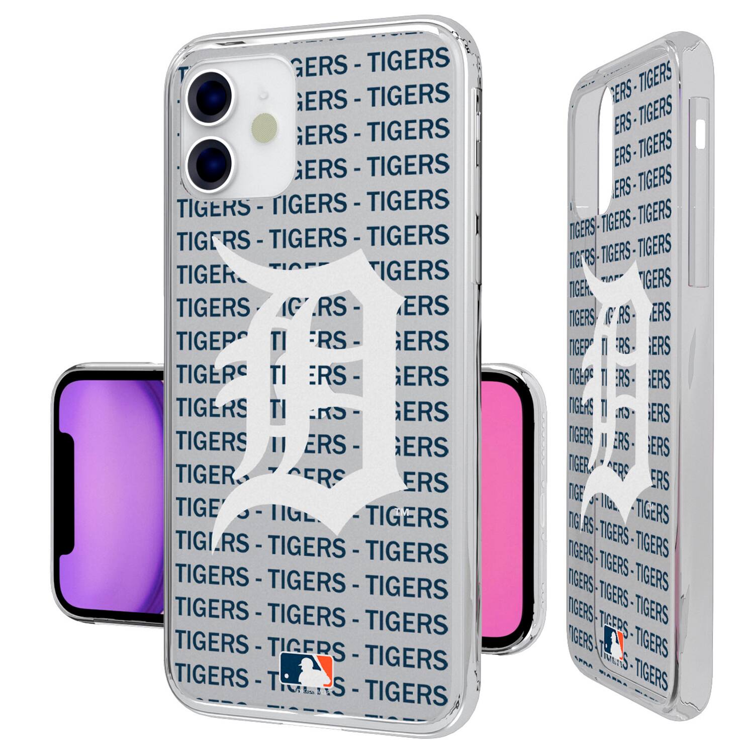 Keyscaper MLB Detroit Tigers Text Backdrop Clear iPhone Case 15 Plus ...