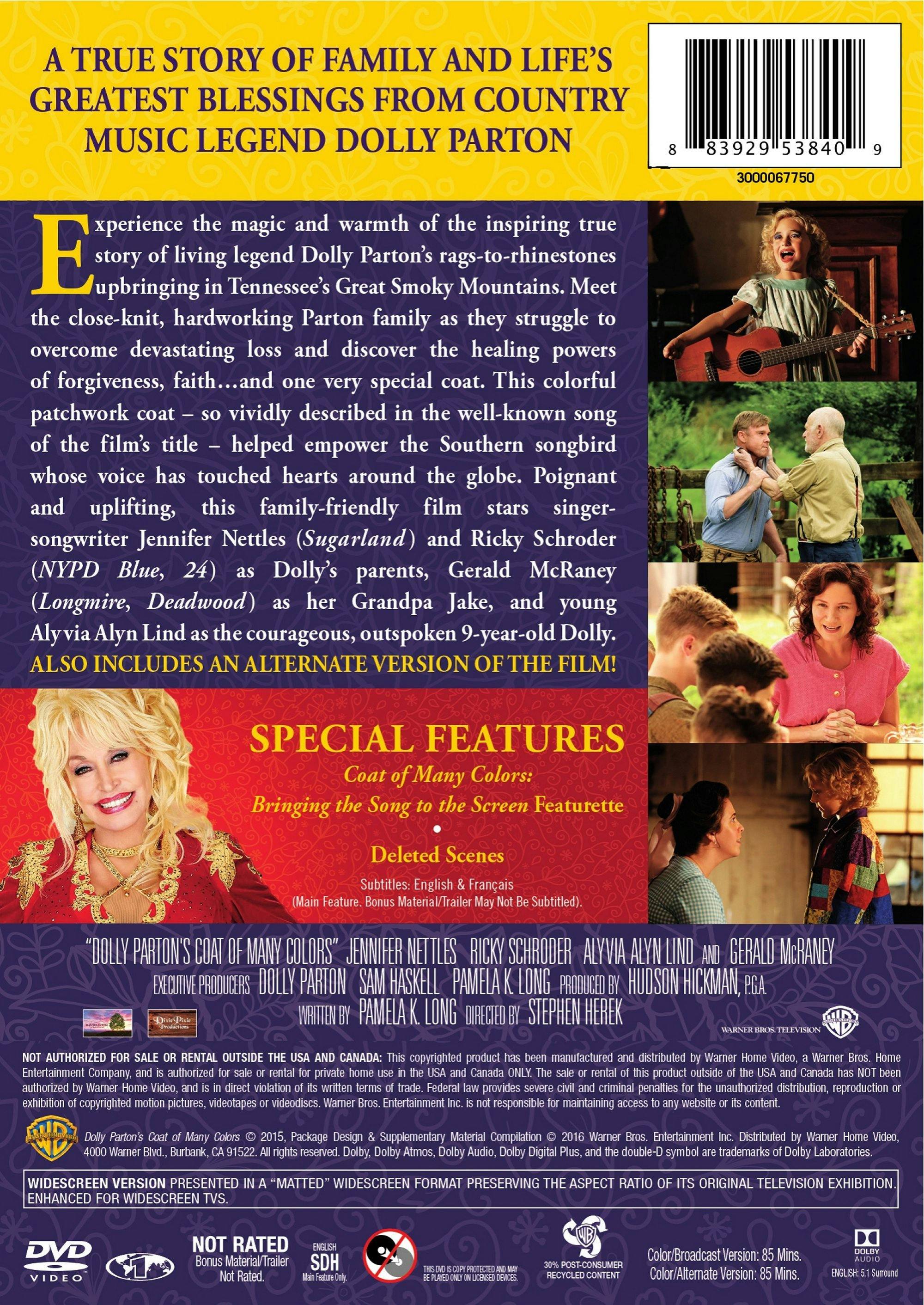 Dolly Parton's Coat of Many Colors [DVD] [Standard] - Best Buy