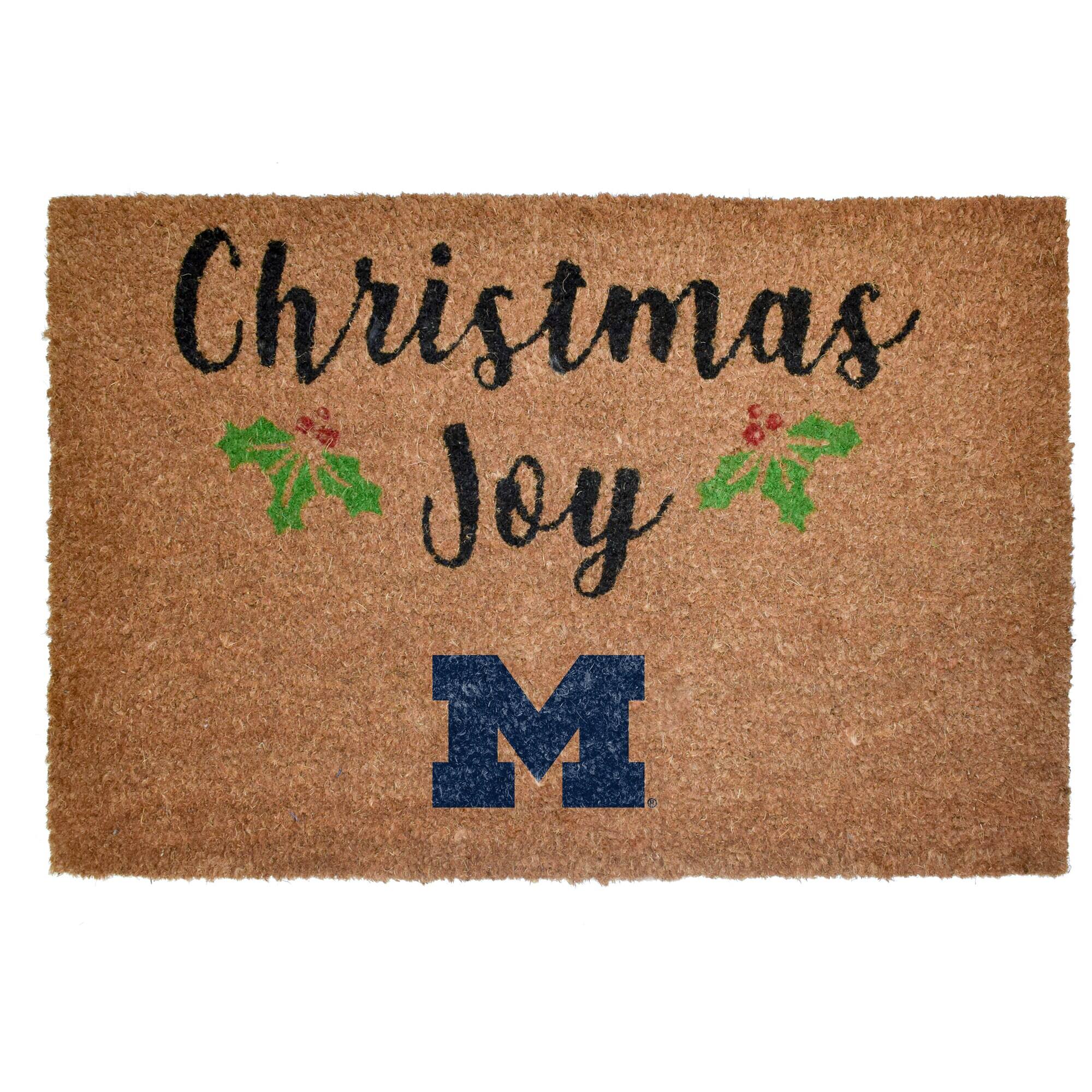 The Memory Company Michigan Wolverines 23" x 35" Holiday Door Mat ...