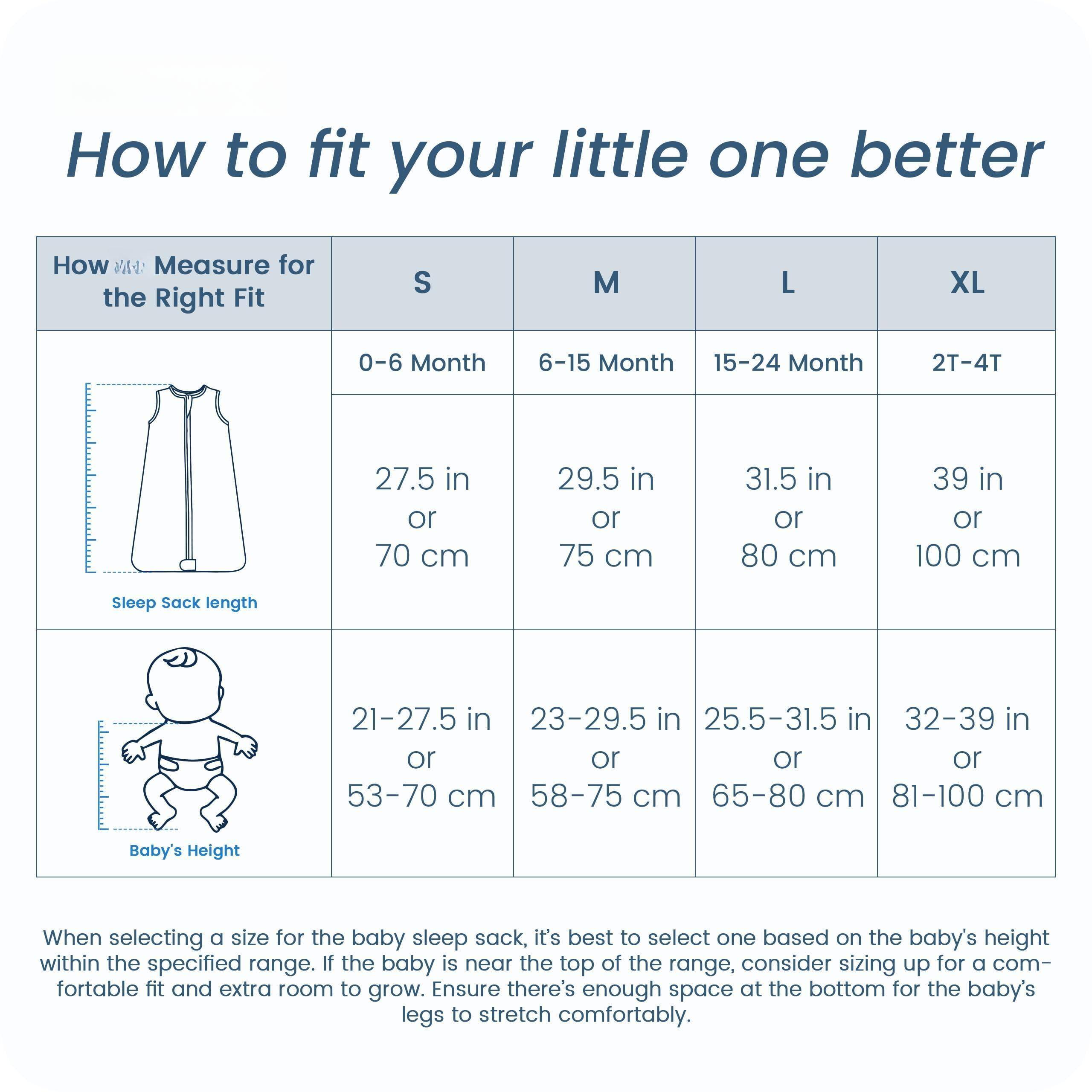 Dapper Styles 1.0 Tog Sleep Sack Wearable Blanket Sleeping Bag With 2 ...