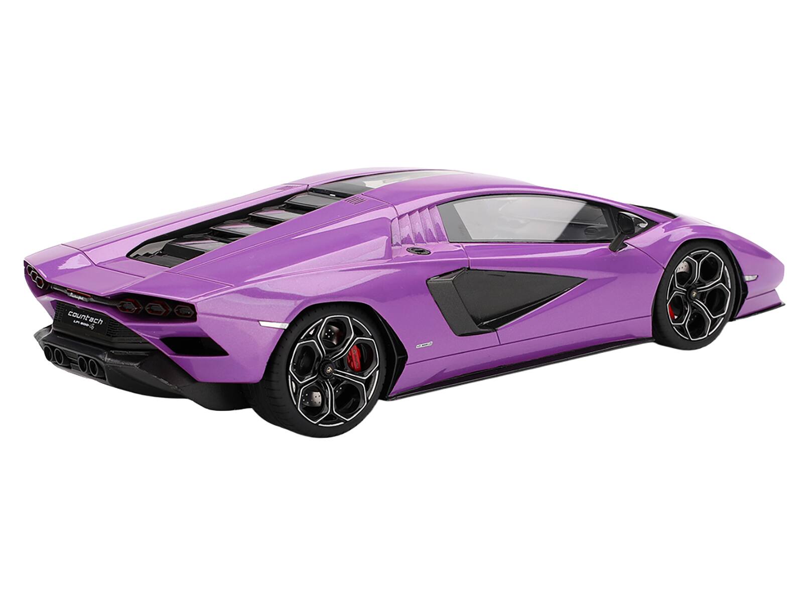 Lamborghini Countach LPI 800 4 Viola 30th 1/18 Model Car by Top Speed ...