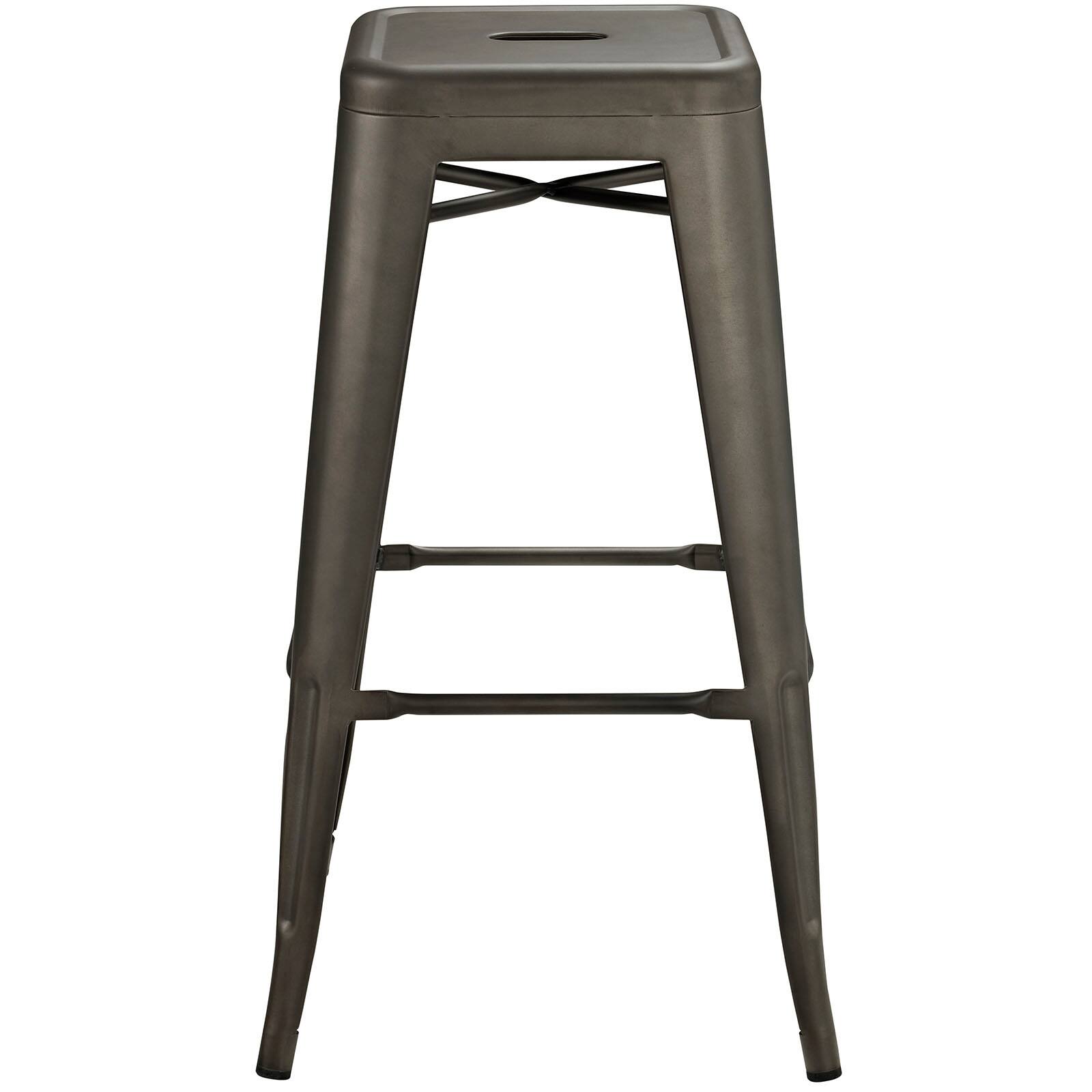 Promenade Backless Bar Stool by Modway Brown EEI-2031-BRN - Best Buy