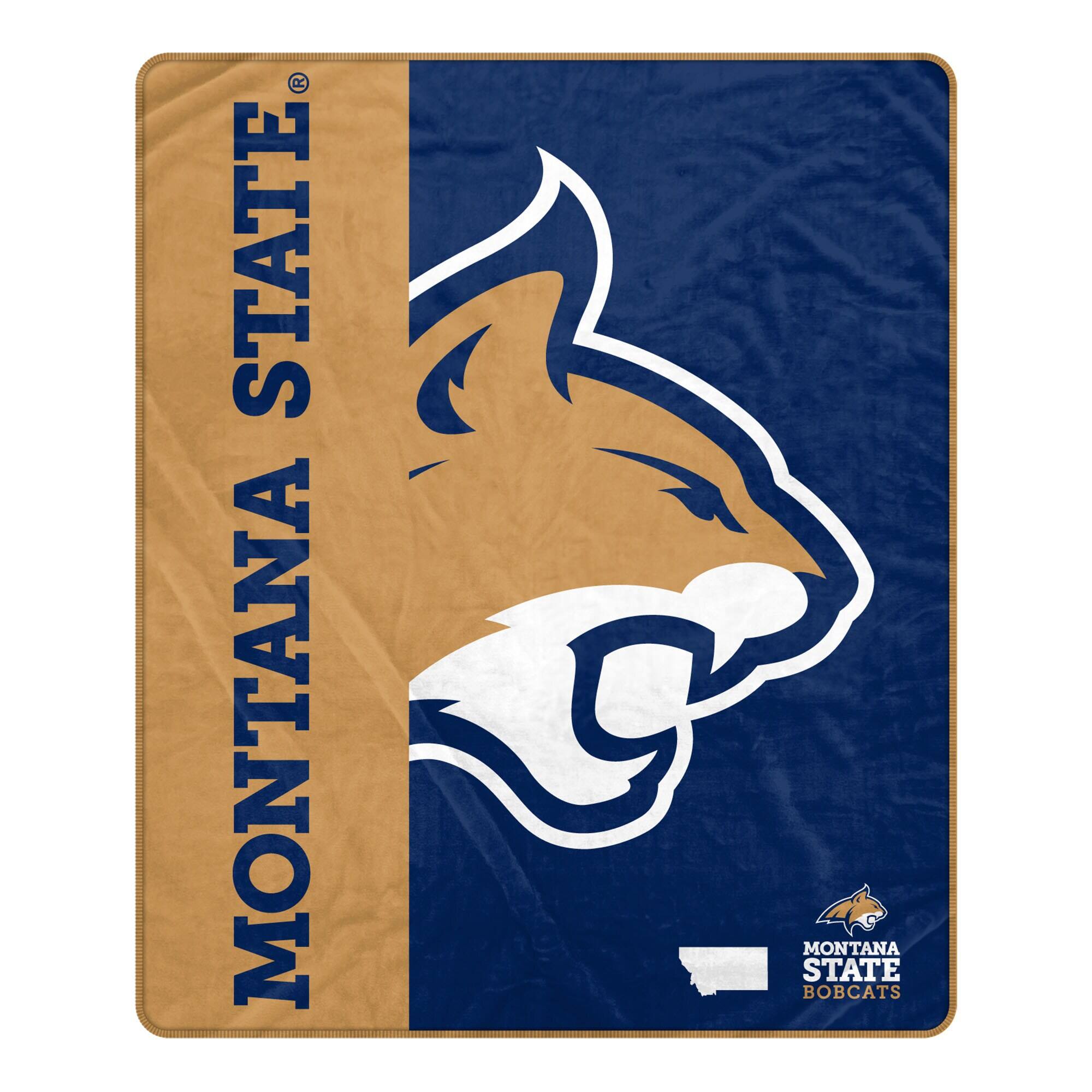 Pegasus Montana State Bobcats 50" x 60" Endzone Ultra Soft Throw ...