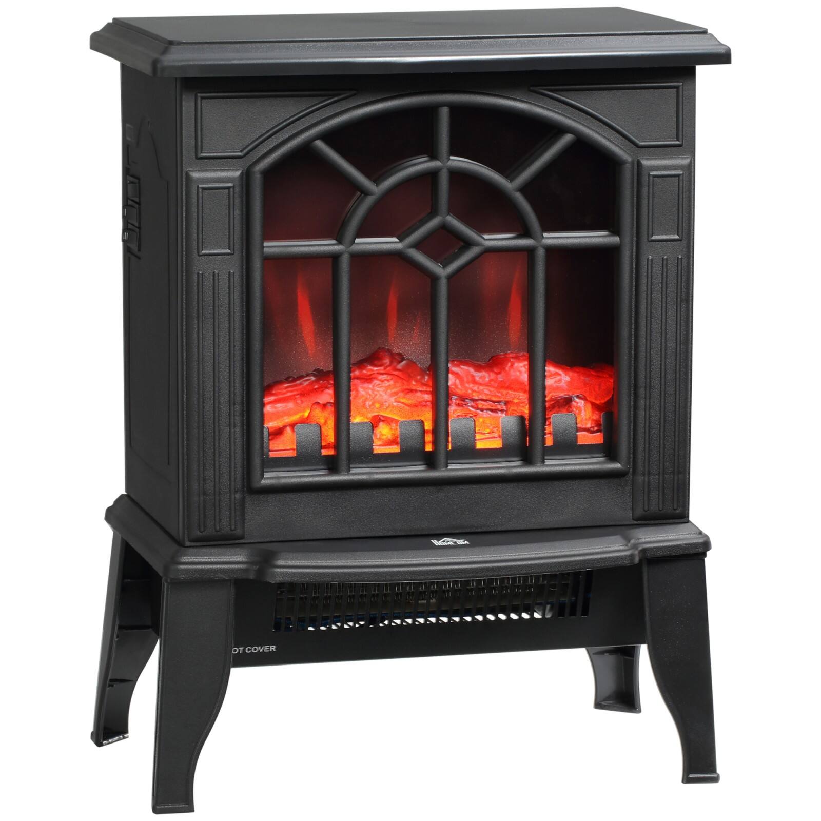 Ecooso 18" Portable Electric Fireplace,Freestanding Fireplace Heater ...