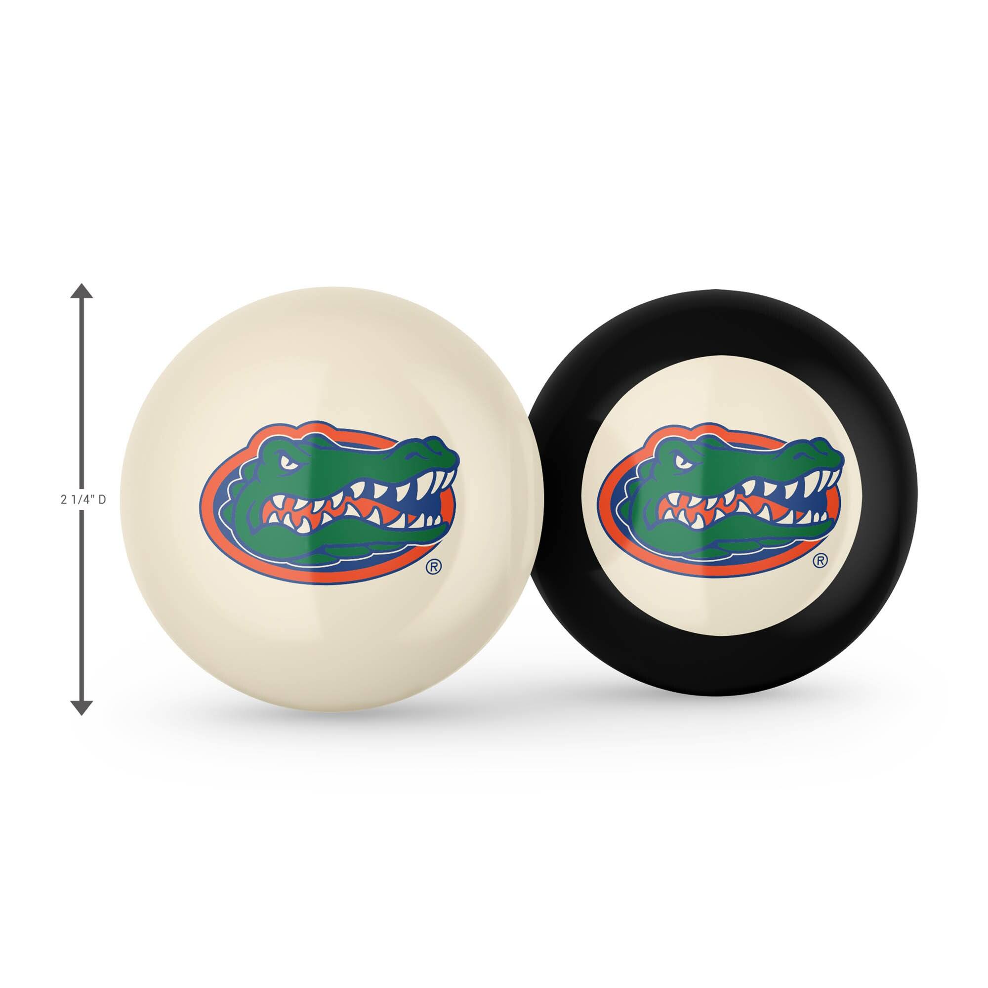 Imperial Florida Gators Logo Cue Ball & 8 Ball Combo Set White ...