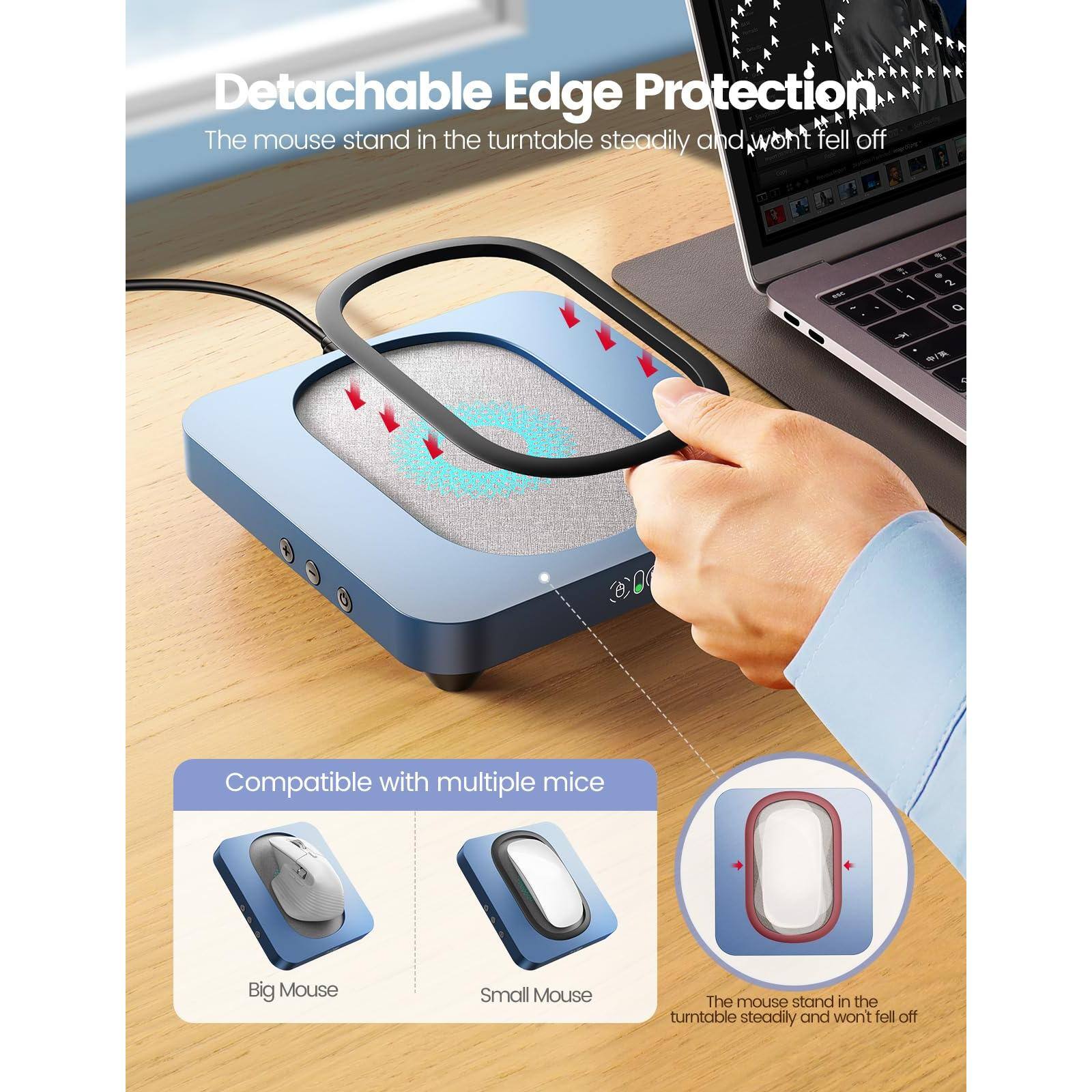 Comfort Essence Enlarged Turntable Mouse Mover Max 3 With Adjustable ...