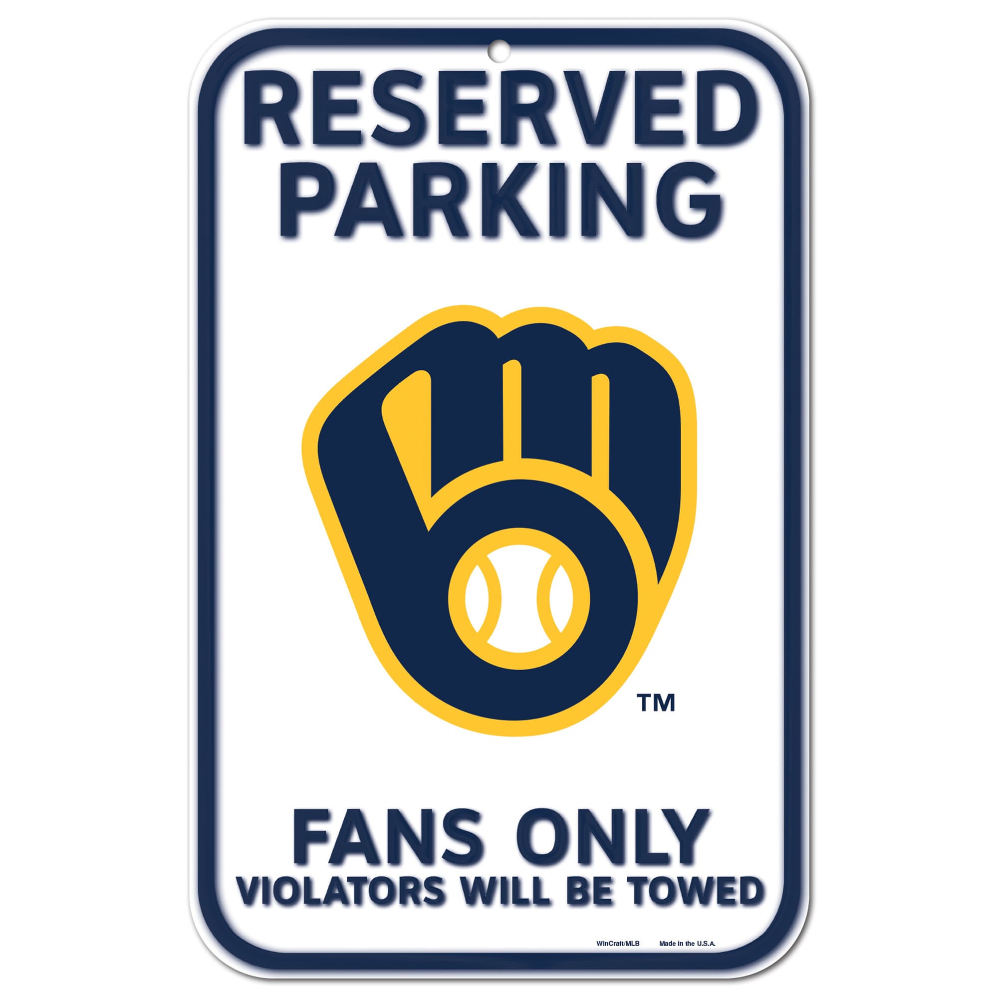 WinCraft 11" x 17" Indoor/Outdoor Reserved Parking Sign Multicolor ...