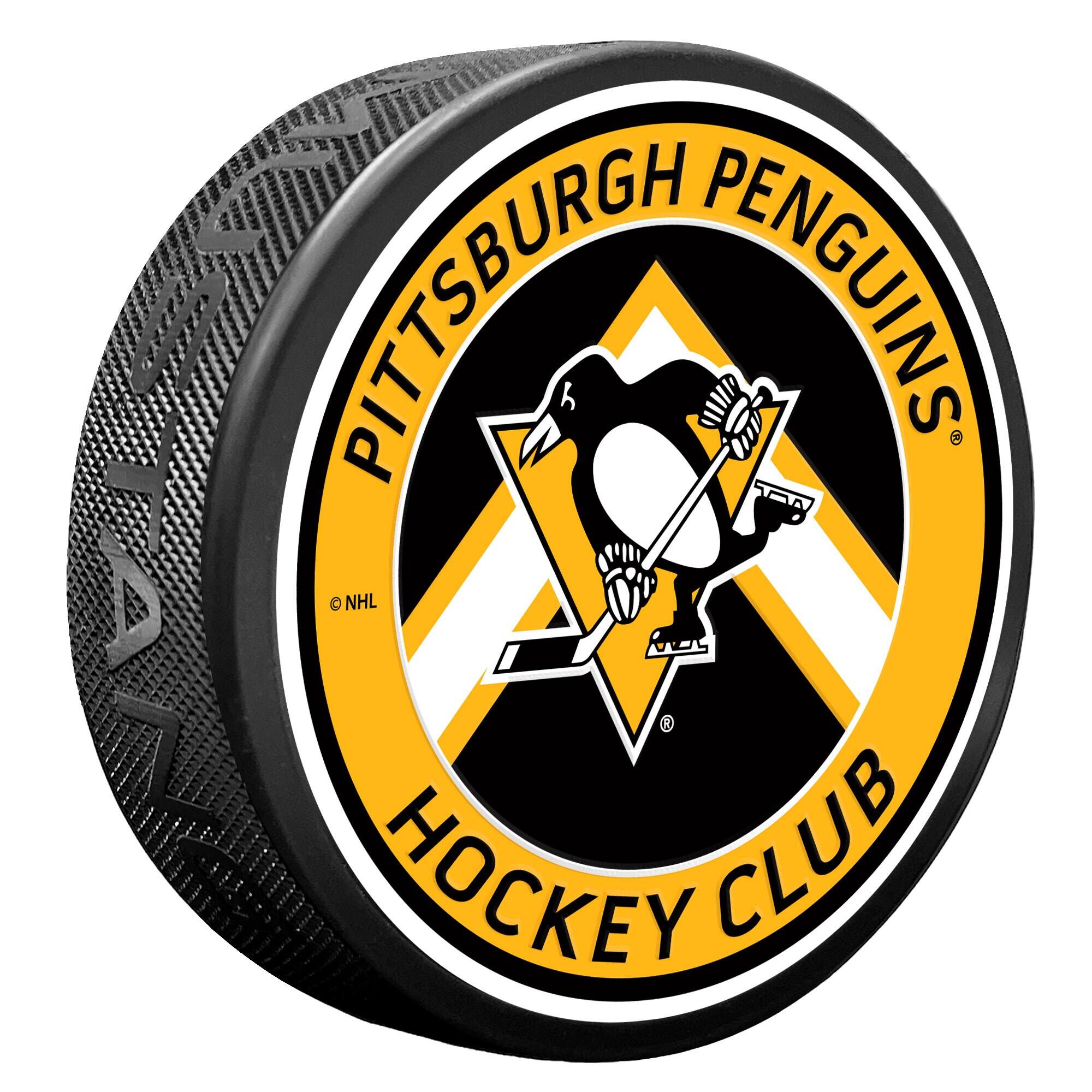 Mustang Drinkware Pittsburgh Penguins Chevron Banner Puck Multicolor ...