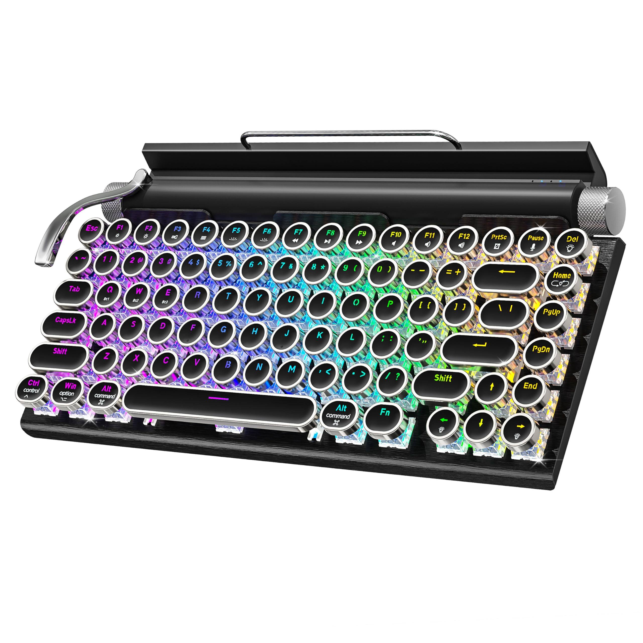 Cozy Serene Retro Typewriter Wireless Mechanical Gaming 5 0 Office ...
