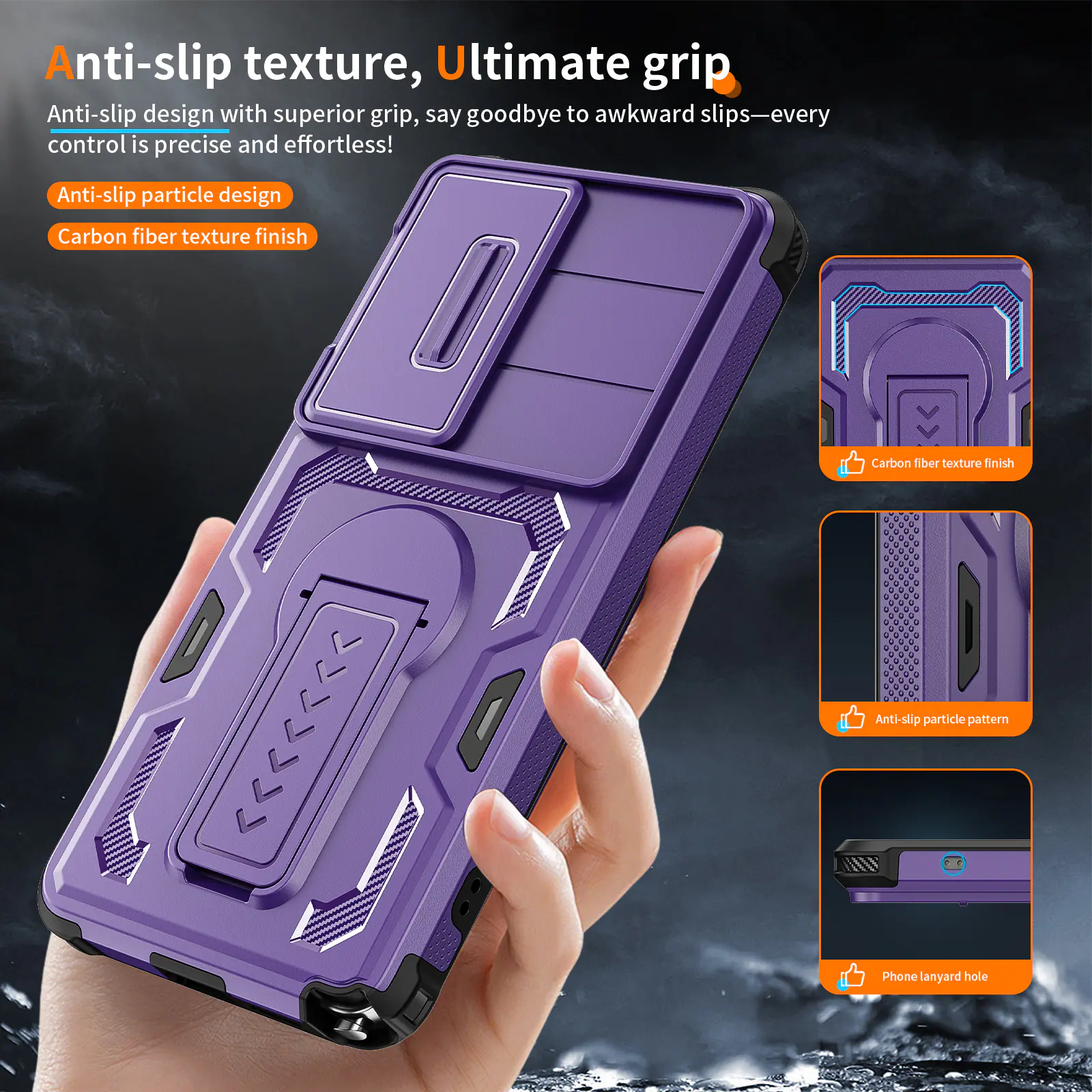 Dteck Rugged Stand Case for Samsung Galaxy S26 Ultra,Shockproof Heavy ...
