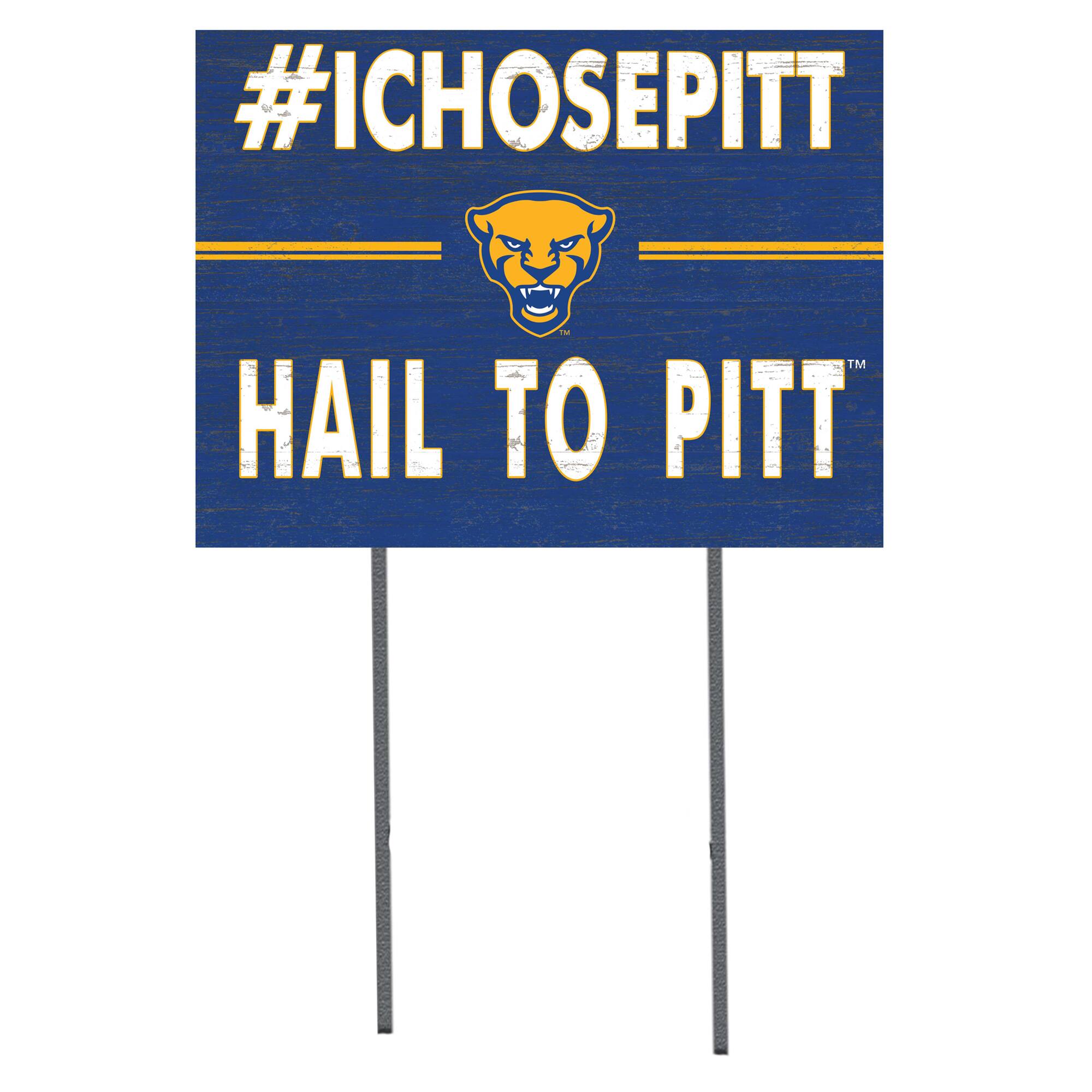 Jardine Pitt Panthers 18'' x 24'' I Chose Lawn Sign Blue 4939523 - Best Buy