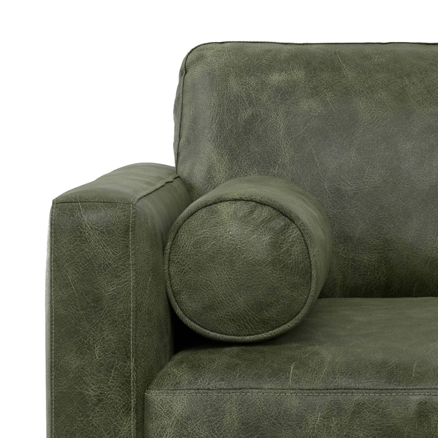 Simpli Home Morrison 42 inch Wide Mid Century Modern Arm Chair Moss ...