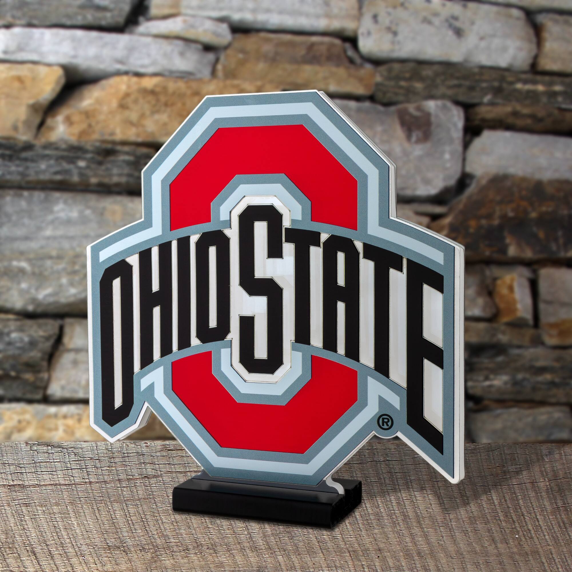 Sporticulture Ohio State Buckeyes LED Infinity Logo Light Multicolor ...