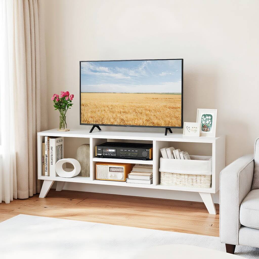 Kadyn Entertainment TV Stand,Entertainment CenterMedia TV Console Table ...