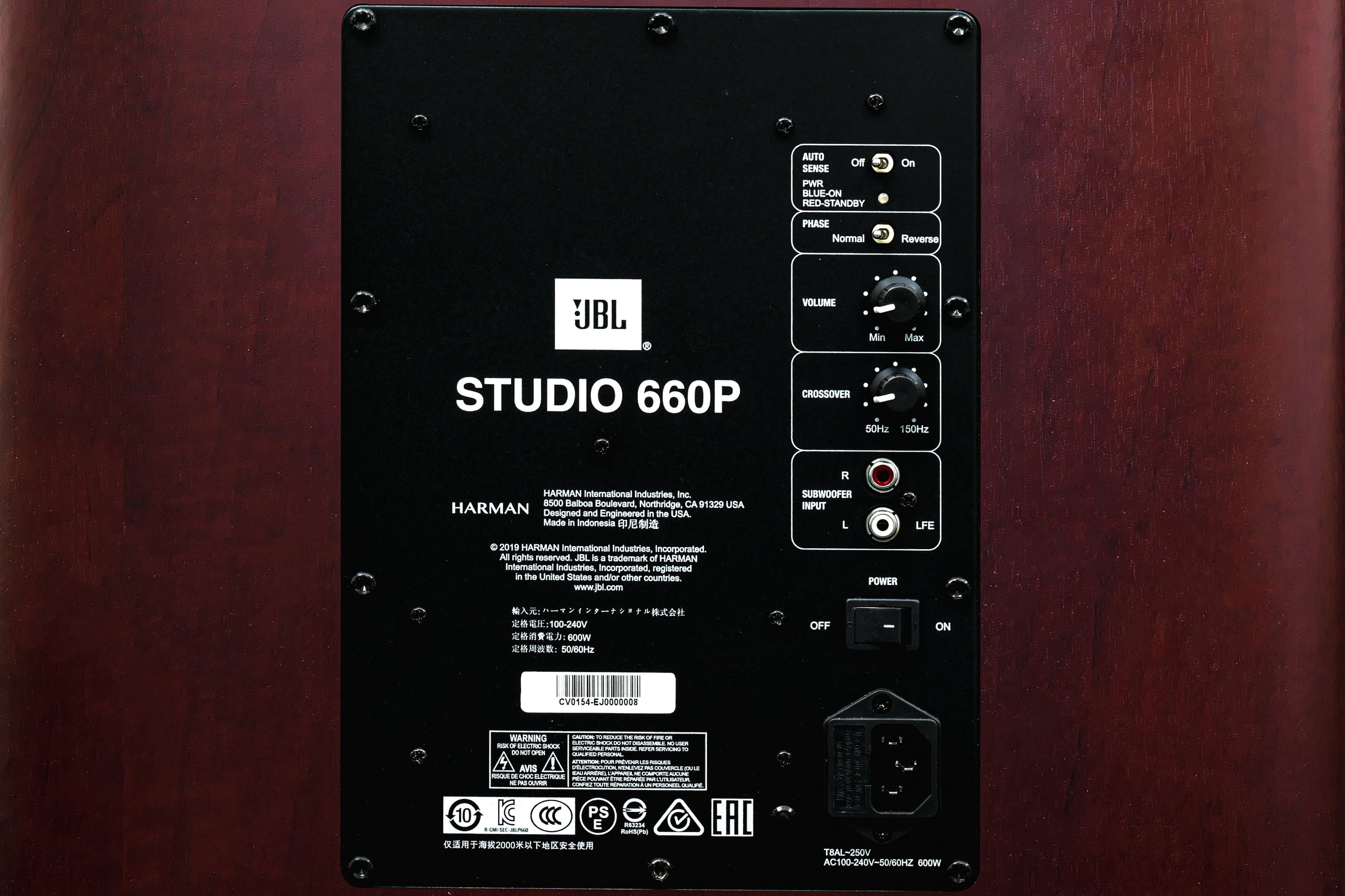 JBL Studio 660P 12" 1000W Subwoofer Wood JBLS660PWAM - Best Buy