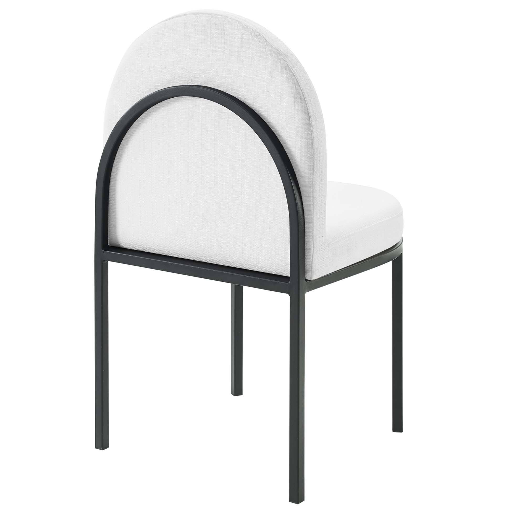 Isla Channel Tufted Upholstered Fabric Dining Side Chair by Modway ...
