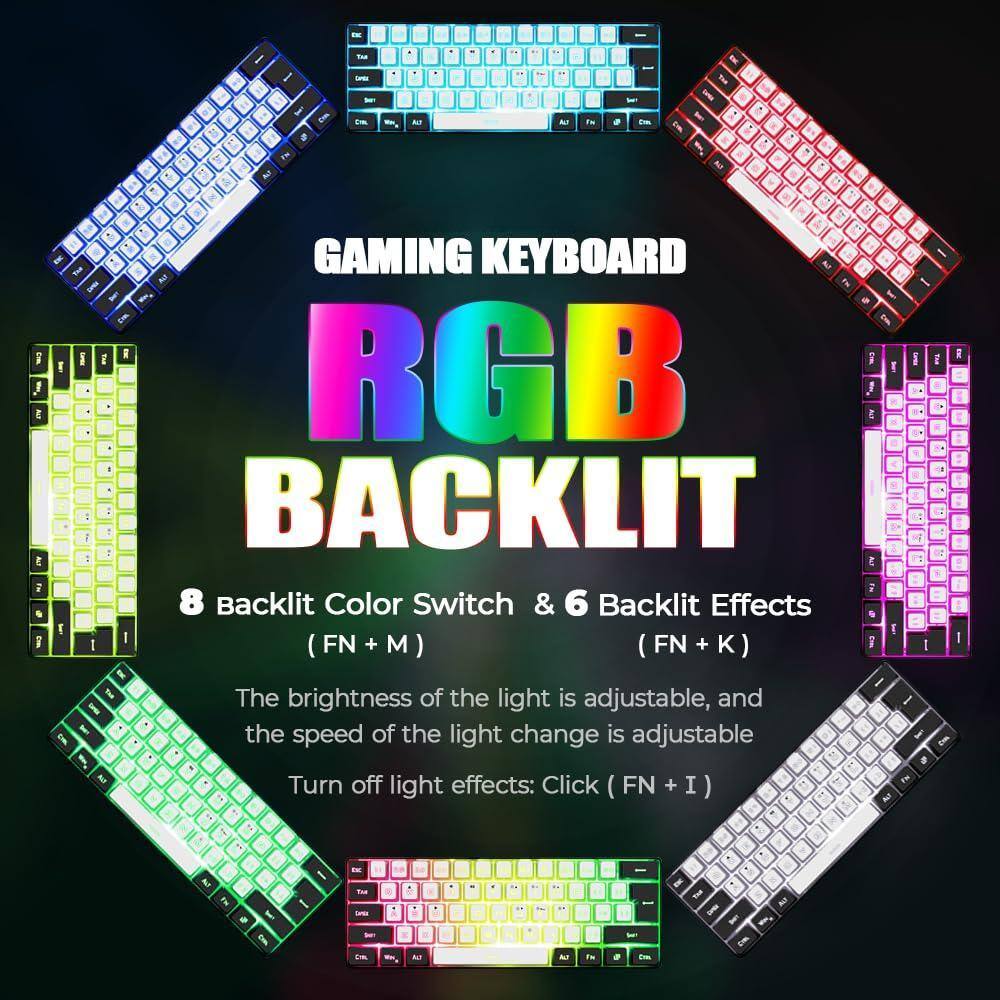 Pacoar Cade Gaming Minimalist Portable Wired Ultra compact Mini ...