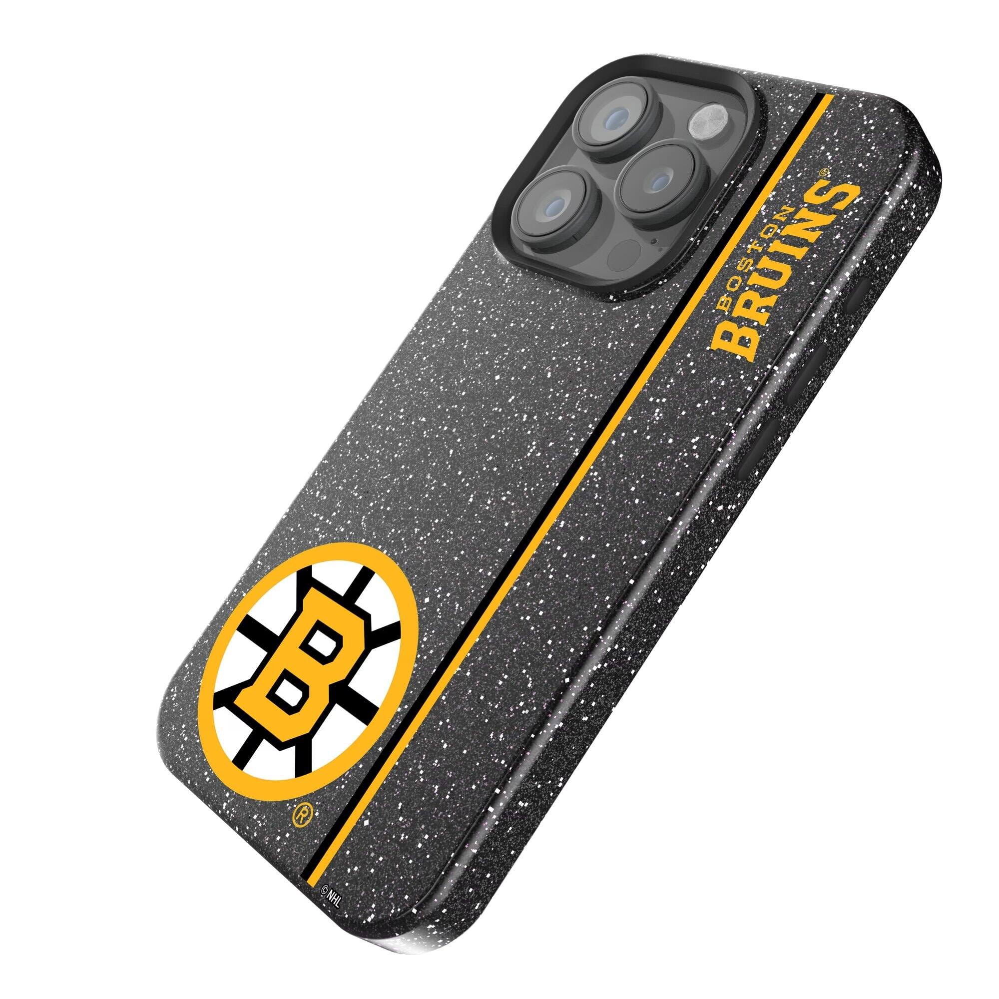 Keyscaper NHL Boston Bruins Sidebar Bling iPhone Case 14 Plus Black ...