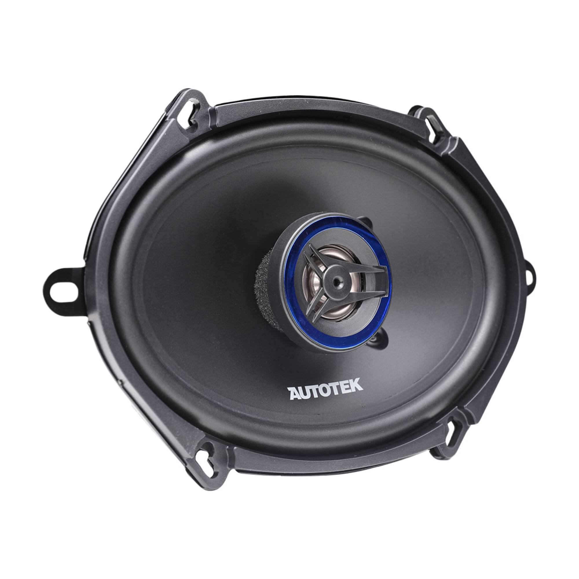 AutoTek Street Machine 250W 5"x7" & 6"x8" 2 Way Car Audio Coaxial ...