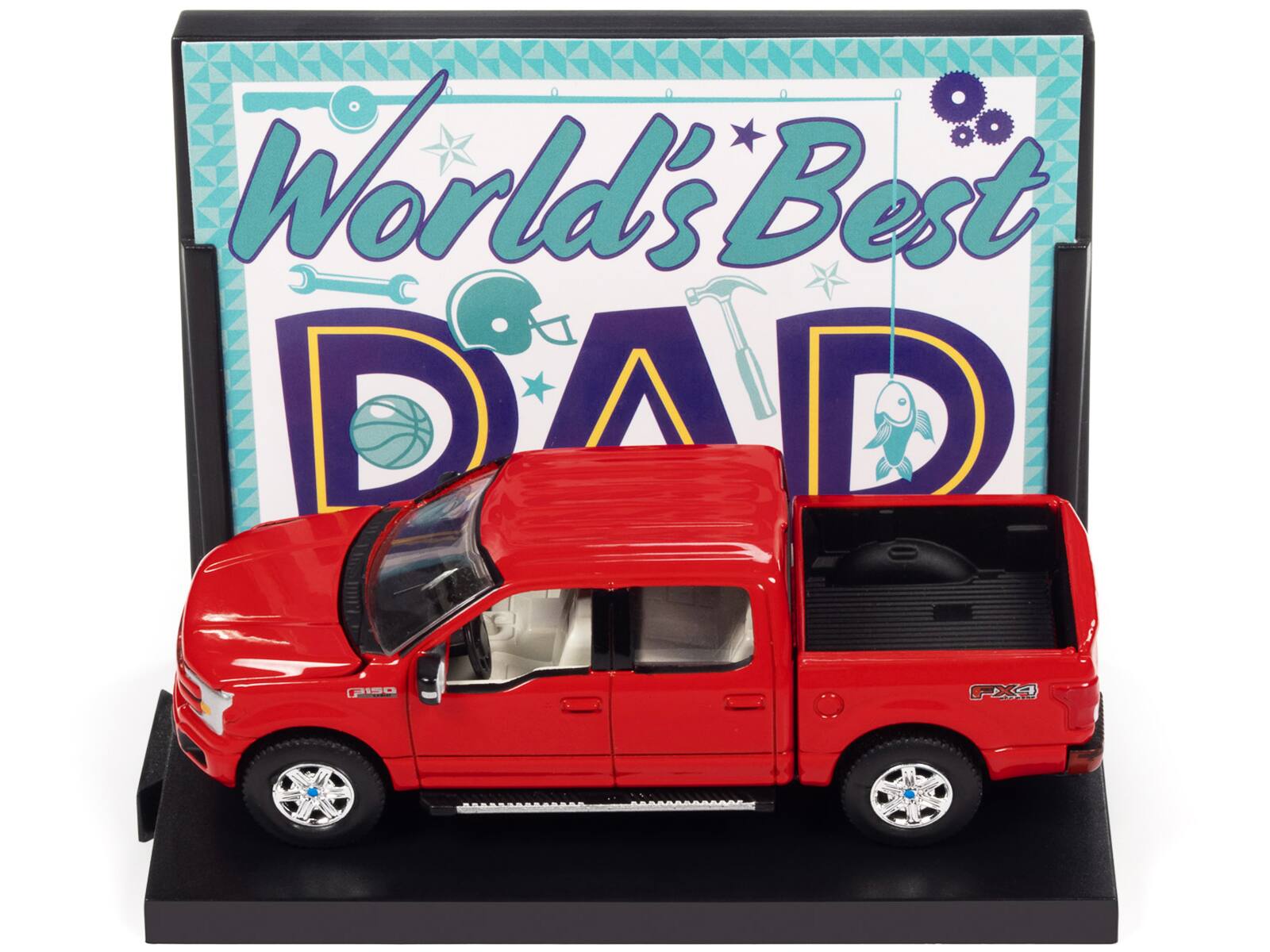 Autoworld 2018 Ford F 150 Red 1984 Dodge Caravan World's Best Mom and ...