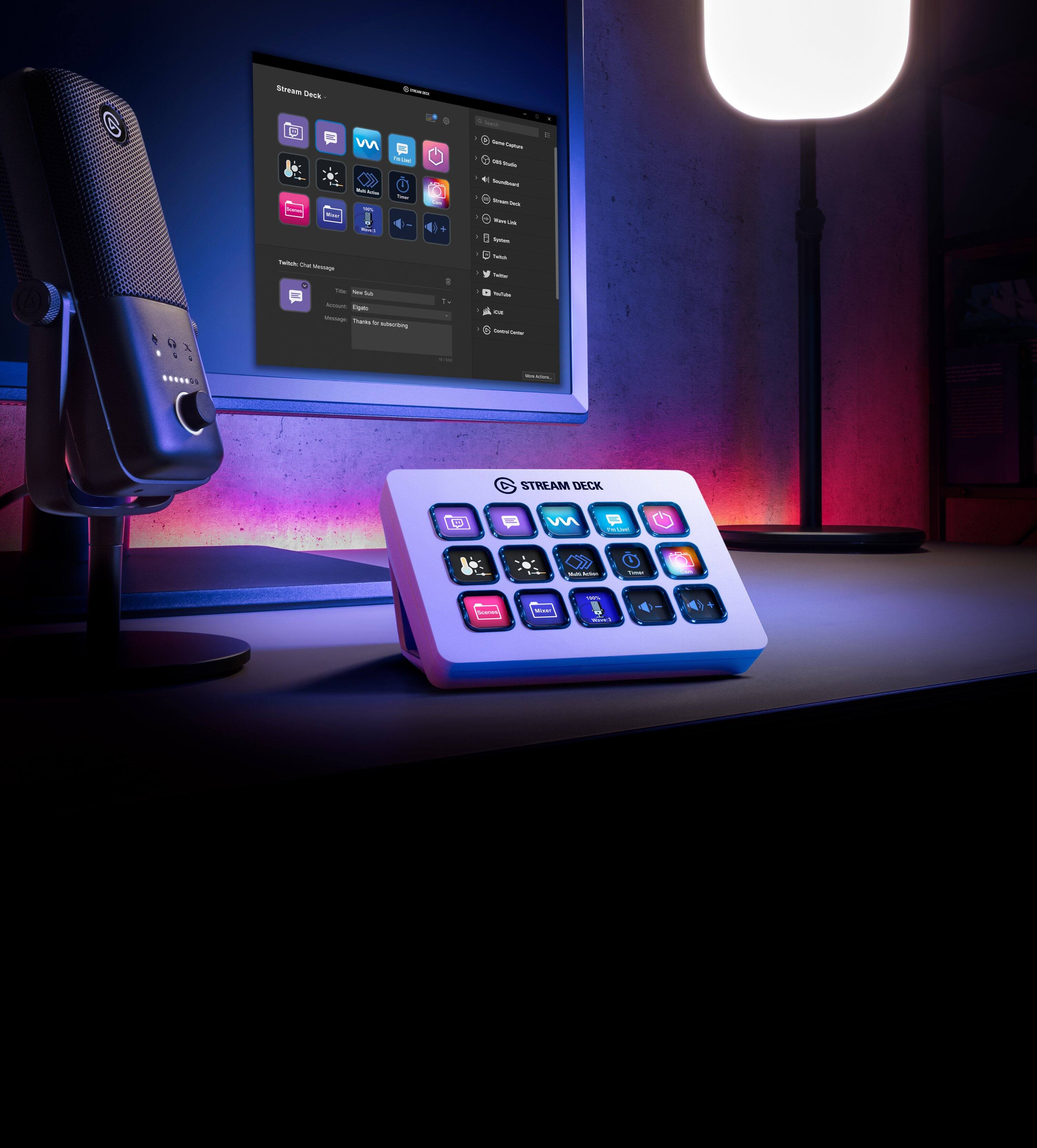 Customer Reviews: Elgato Stream Deck MK.2 Full-size Wired USB Keypad ...