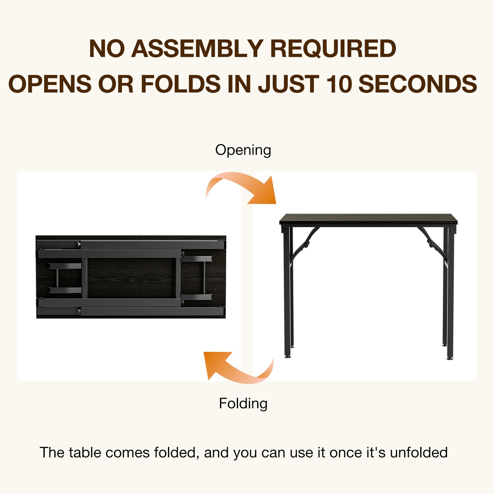 Dazzed Corner Small Computer Desk Folding Table 35.8" Foldable Office ...