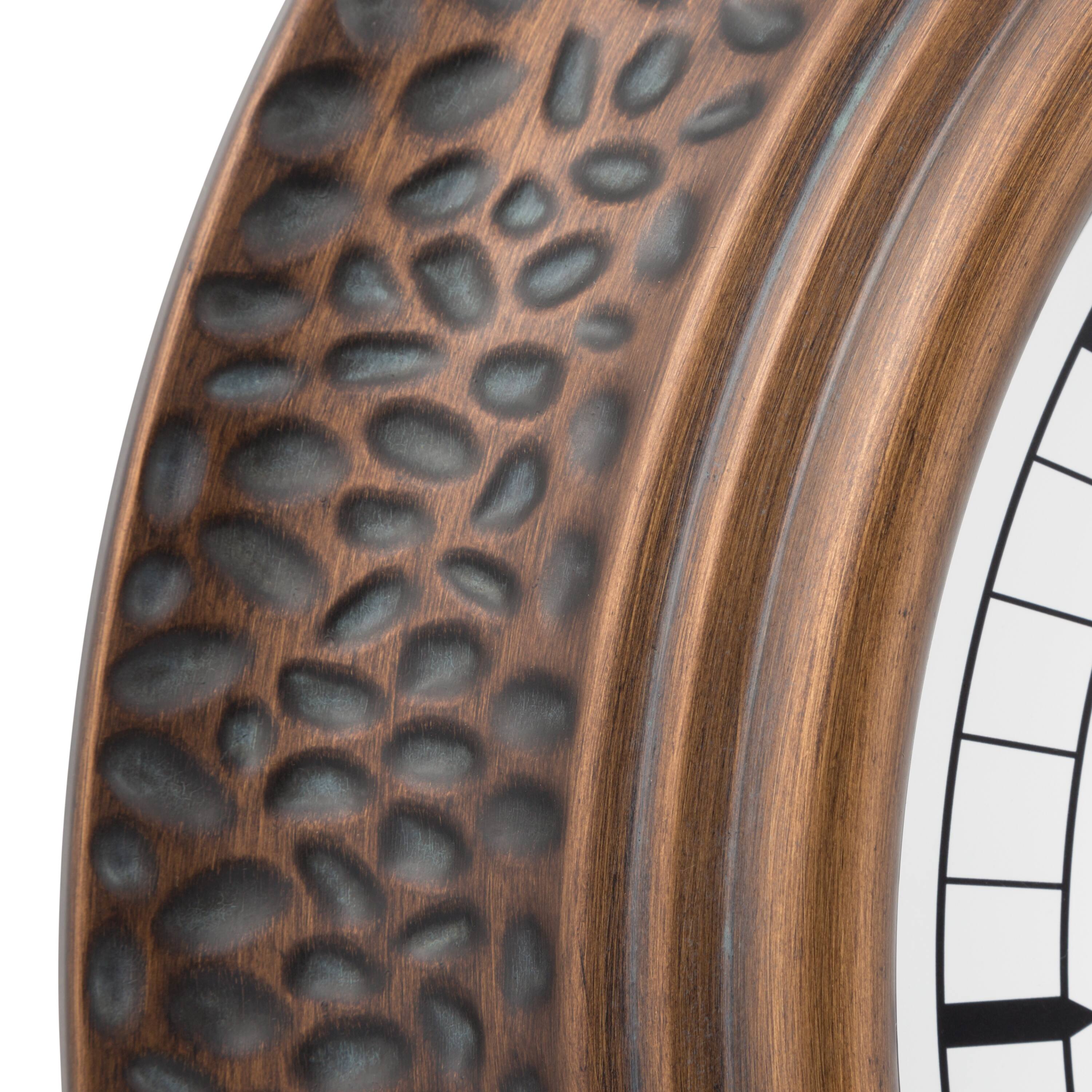 La Crosse Clock Co. 21 inch Indoor/Outdoor Marcella Quartz Analog Metal ...