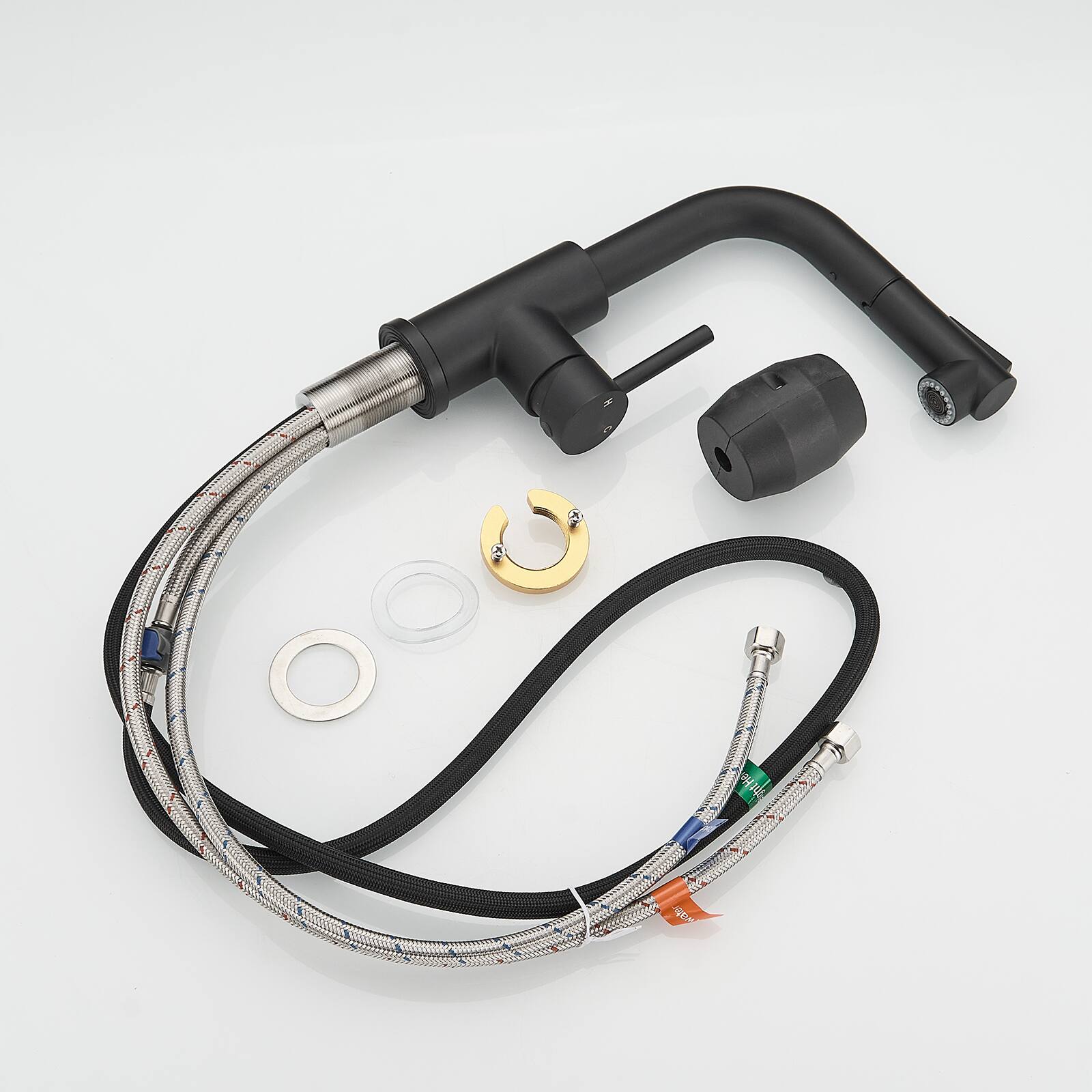 APRILSOUL Sink Faucet Kitchen Faucets With Pull Out Sprayer Bathroom ...