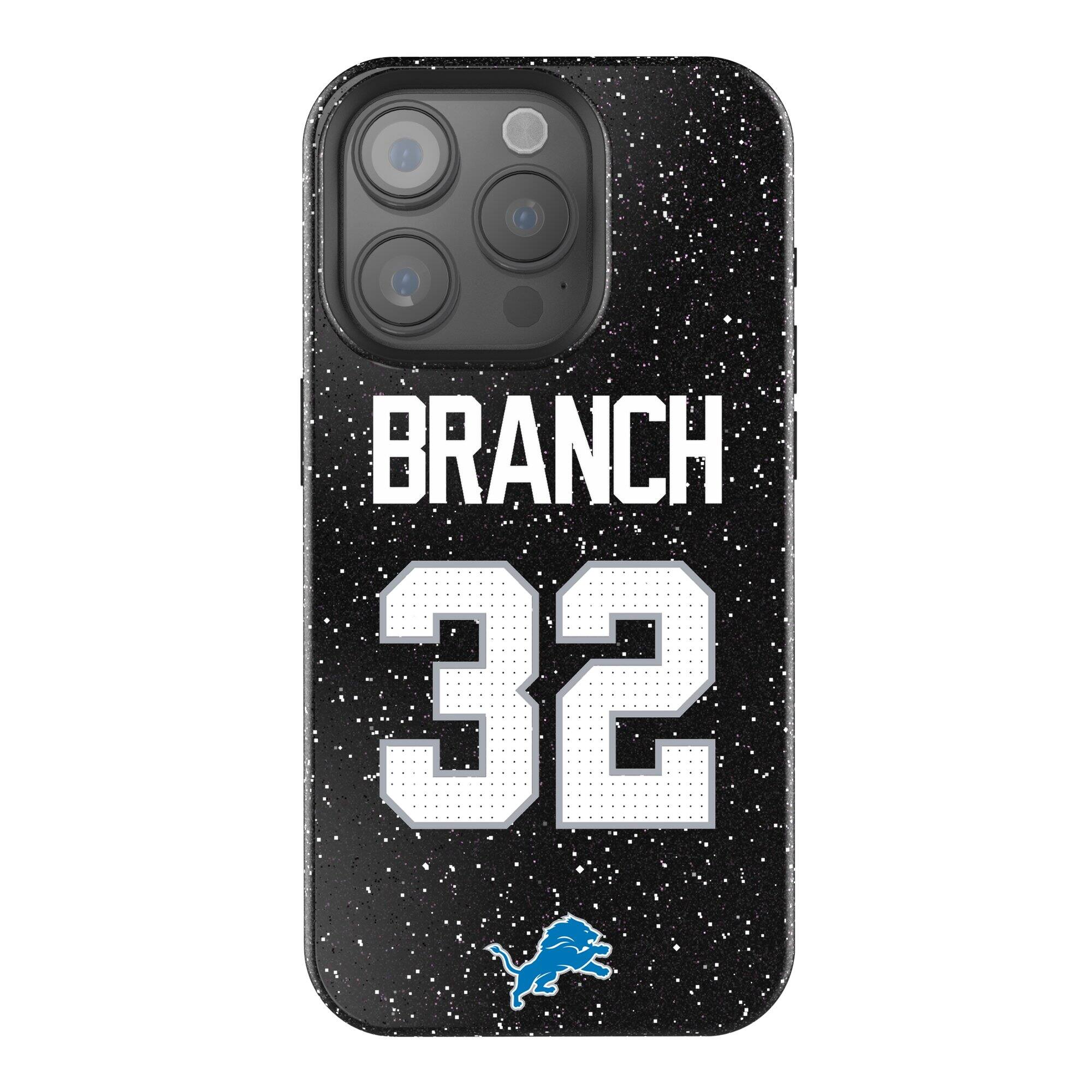 Keyscaper NFL Brian Branch Detroit Lions Bling iPhone Case 16 Plus ...