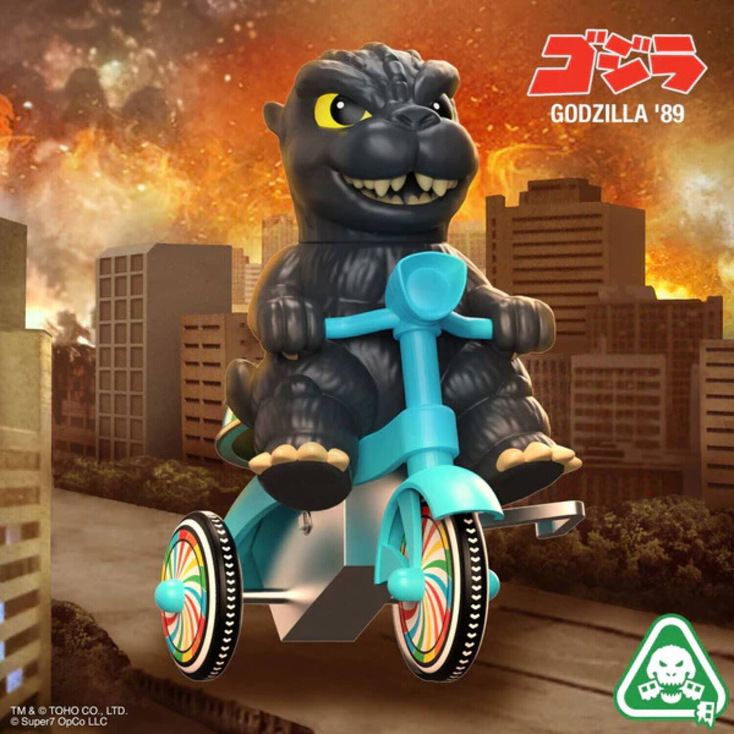Super7 Toho Super Cycles Godzilla '89 (Blue Trike) COLLECTIBLES ...