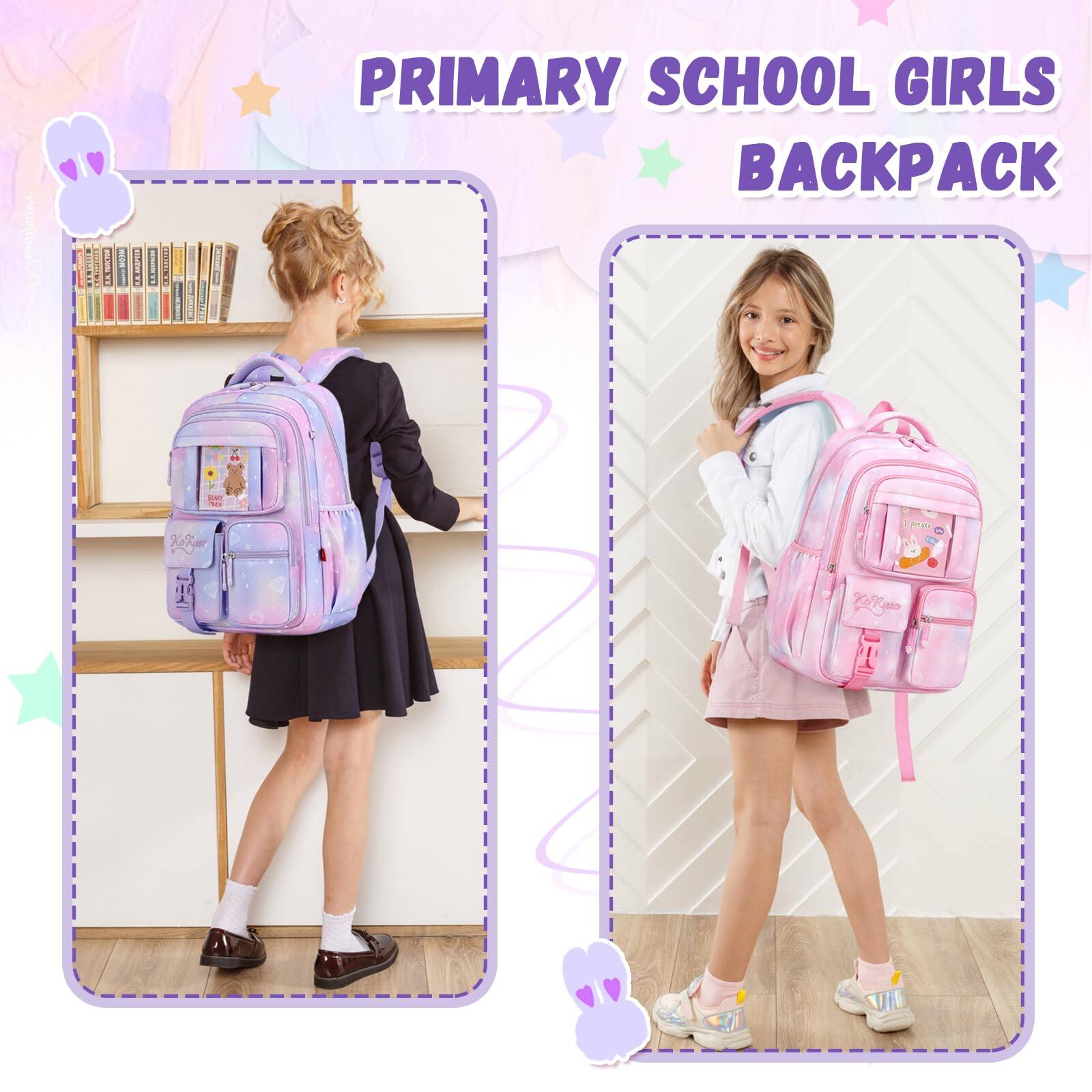 NICHOLAS KLEIN Backpack For School Bags Middle Students Book Bag ...
