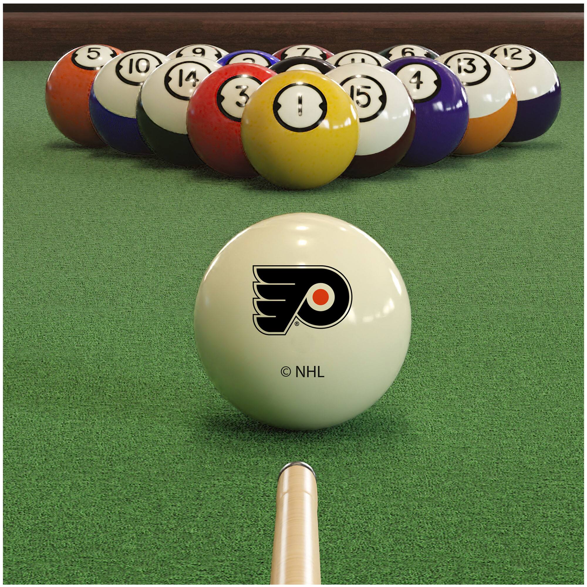Imperial Cream Philadelphia Flyers Retro Billiard Ball Set Multicolor ...