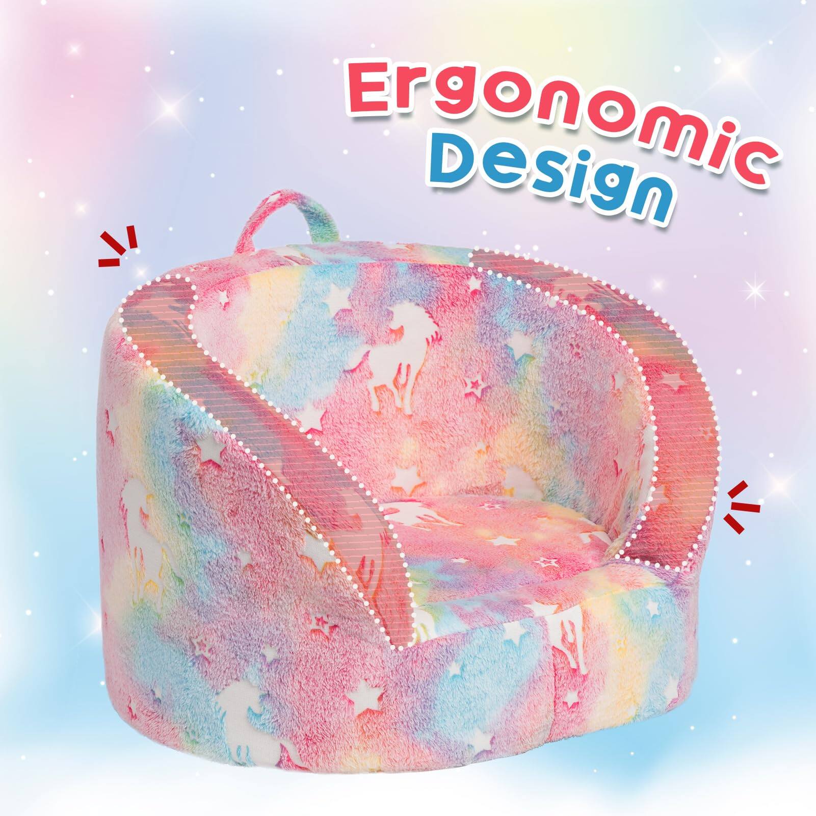 PO3TICJUNKI3 Snug arch Couch Comfy Foam Chair With A Snug Embrace ...