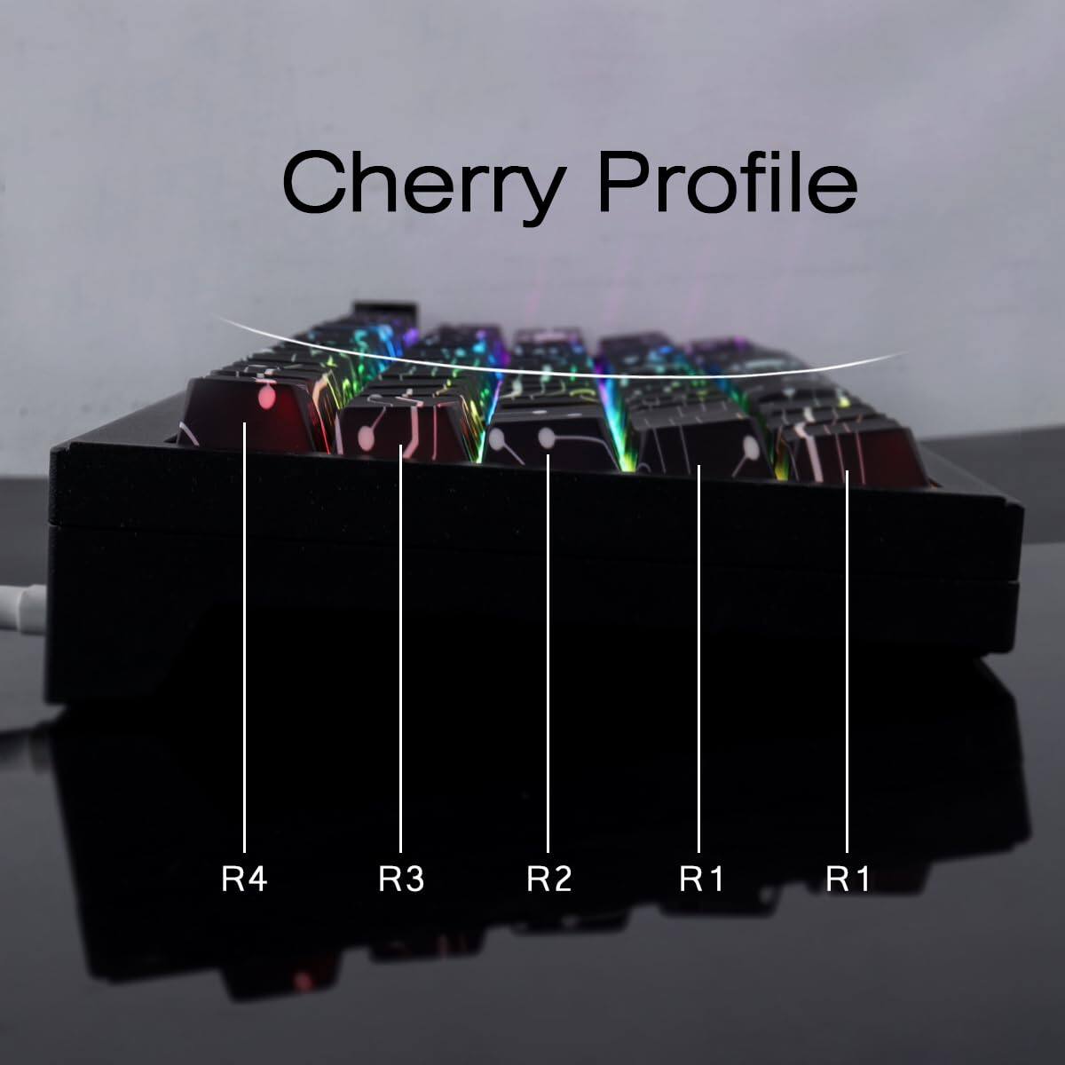 Reds Spade Custom Pbt Keycaps Shine Through Cool Modern Technology ...