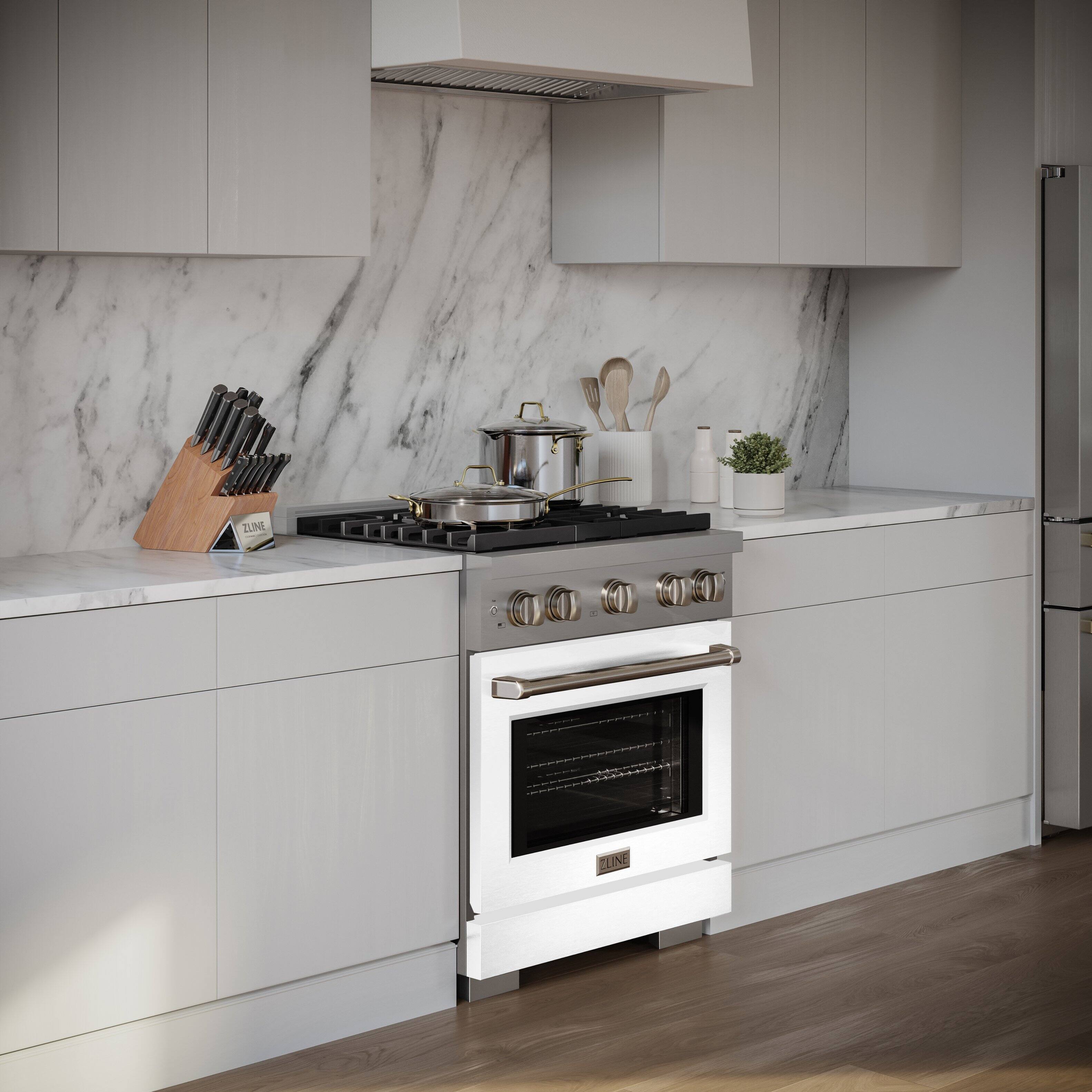 ZLINE 30" Paramount Dual Fuel Range with 4 Burners and Convection Oven ...