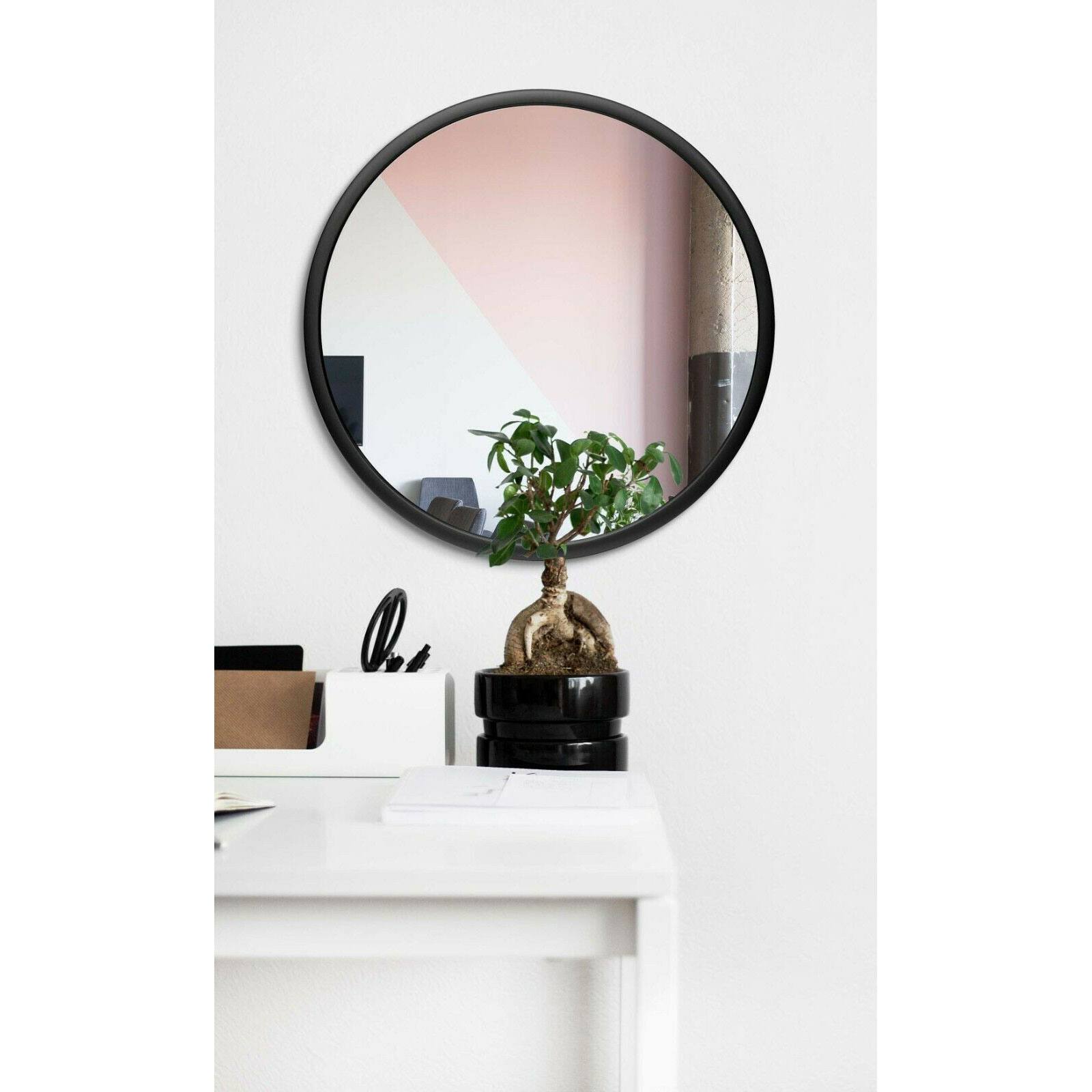 Best Buy: Infinity Instruments Nera 22 Inch Round Hanging Wall Mirror ...