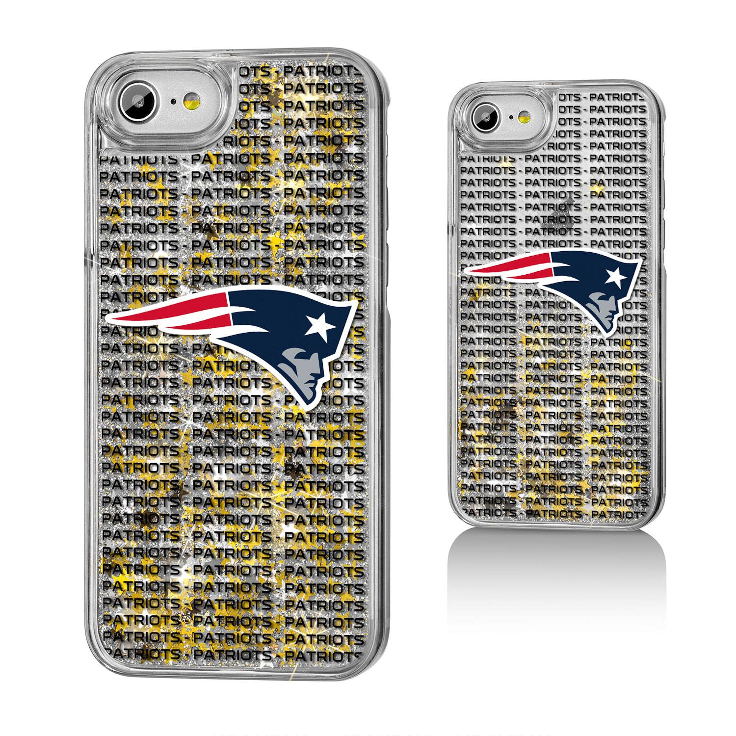 Keyscaper NFL New England Patriots iPhone Text Backdrop Design Glitter ...