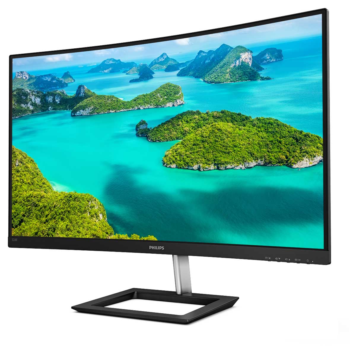 Best Buy: Philips E-Line 328E1CA 31.5" LCD Curved 4K UHD Monitor Black ...