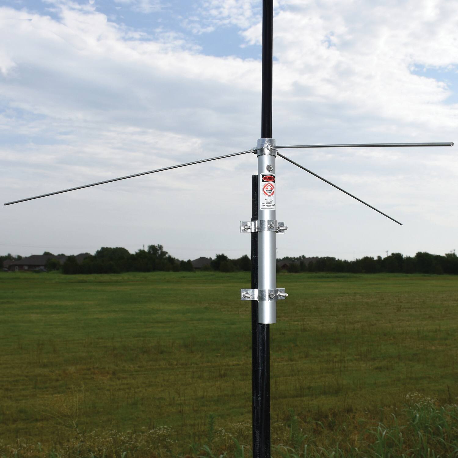 Tram 1480 B 200 Watt Dual Band 2 Section Fiberglass Base Antenna with 50 Ohm UHF SO 239 ...